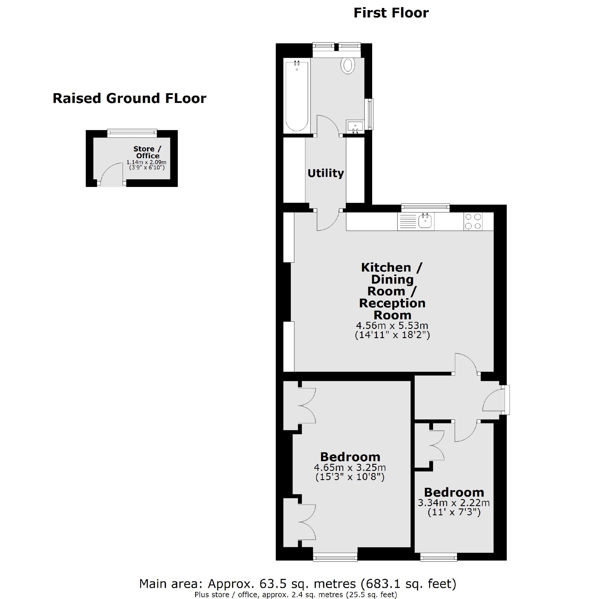 Peckham Rye, London SE22, 2 bedroom flat for sale - 66447100 ...