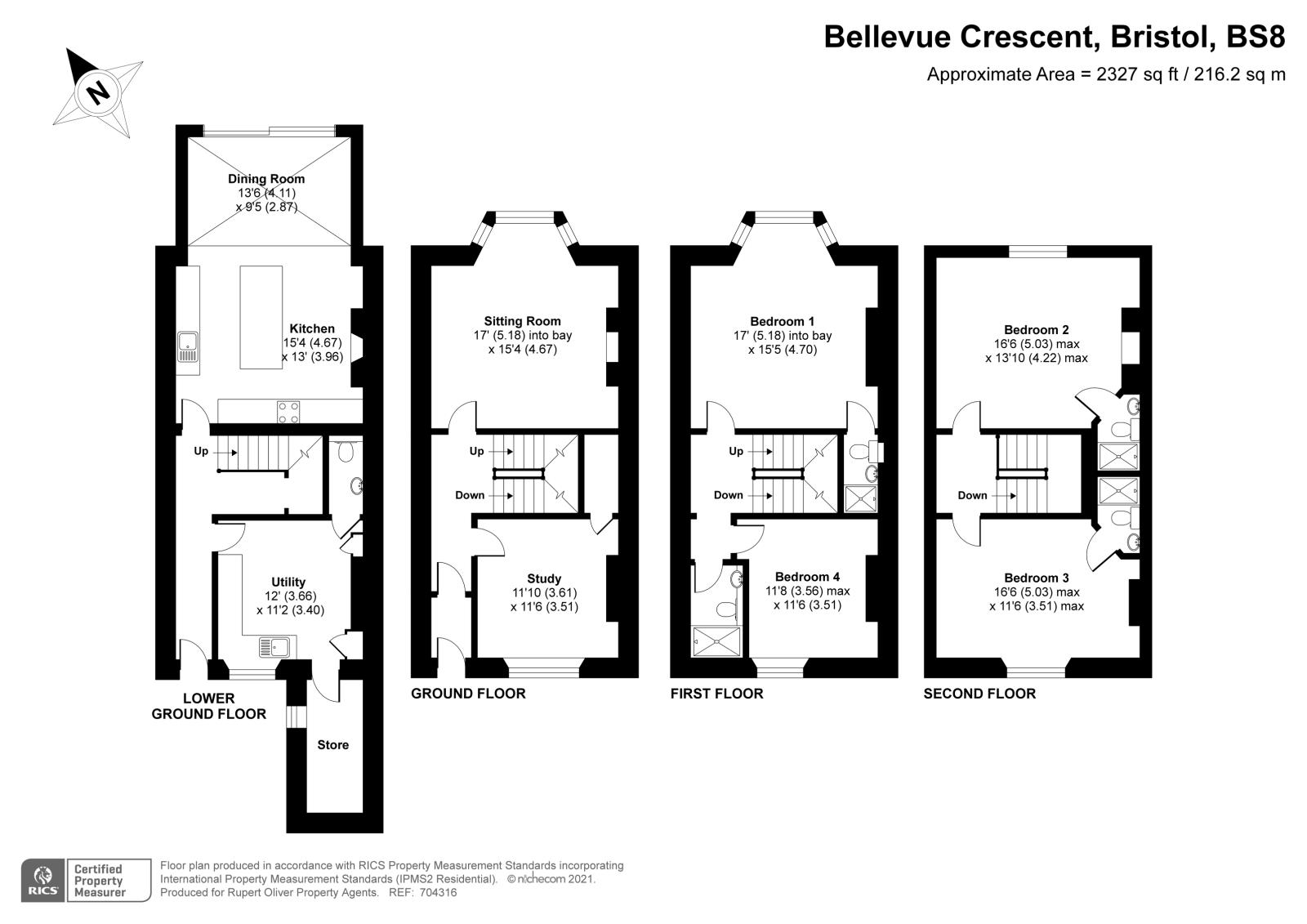 Free property report 26, Bellevue Crescent, Bristol, BS8 4TE - Chimnie