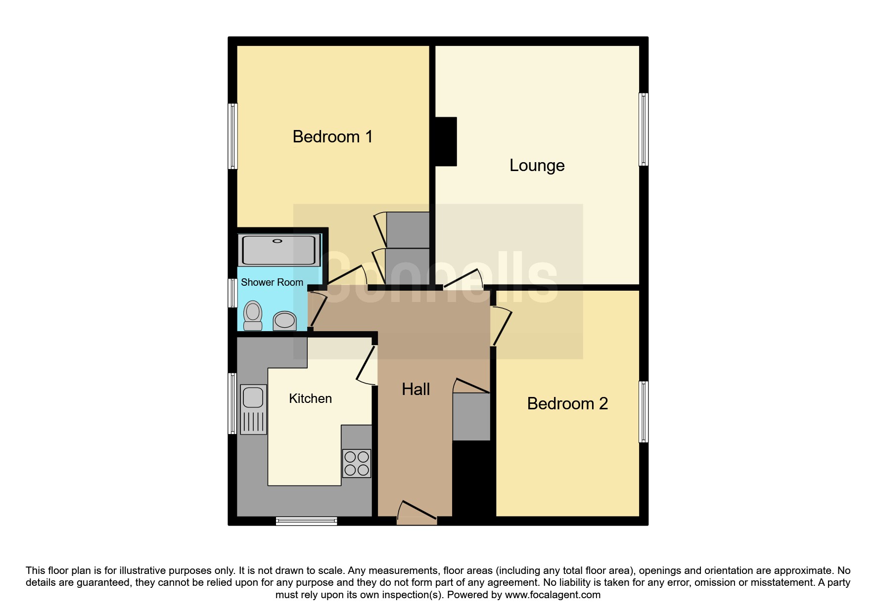 Wonston Close, Sutton Scotney, Winchester SO21, 2 bedroom flat for sale ...