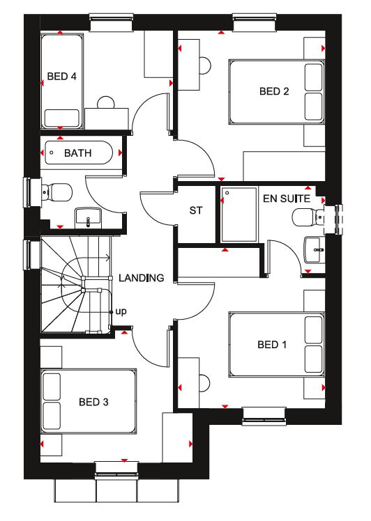 "Kingsley" at Dearne Hall Road, Barugh Green, Barnsley S75, 4 bedroom ...