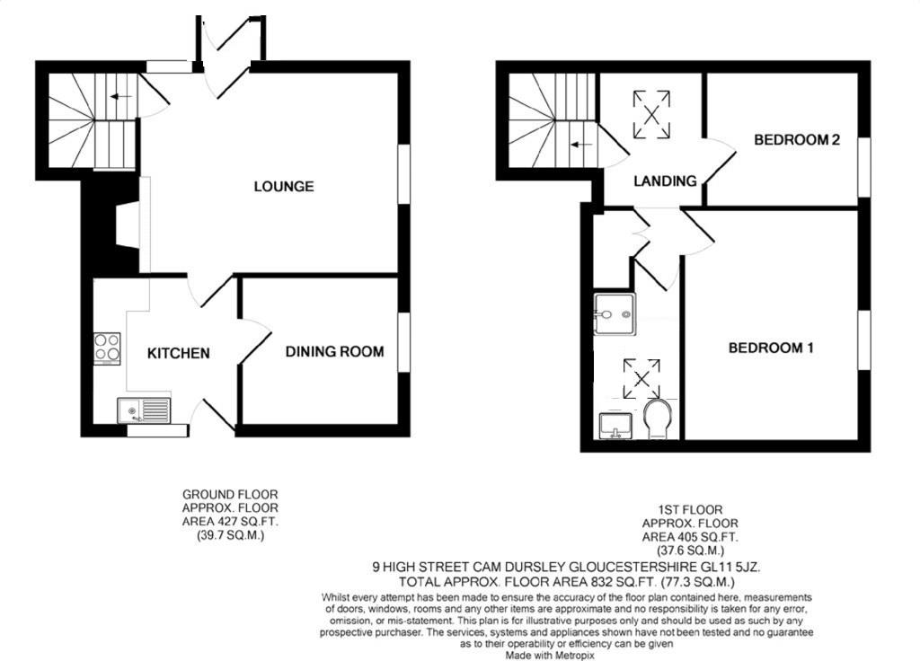 Free property report 9, High Street, Cam, Dursley, GL11 5JZ - Chimnie
