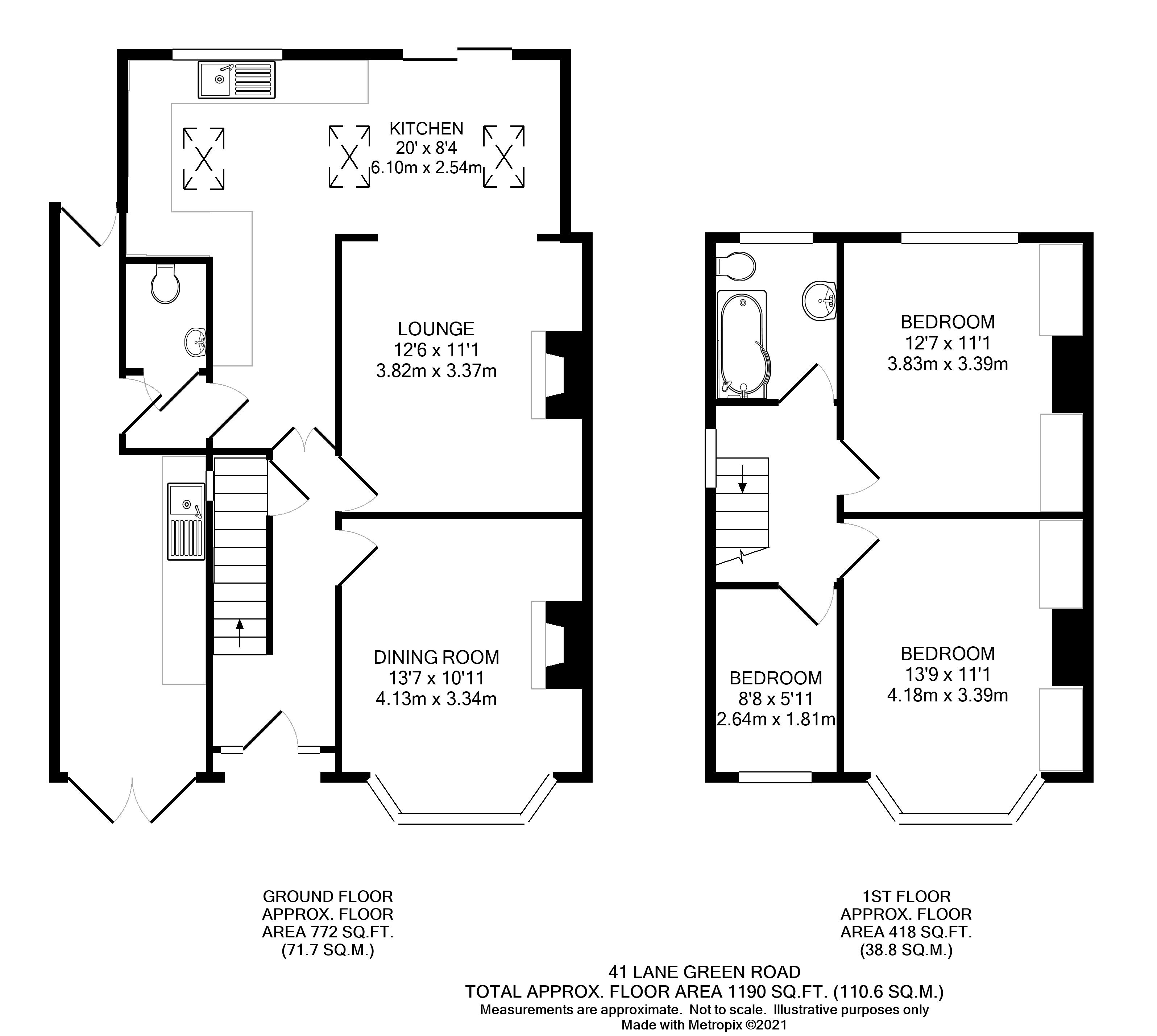 Free property report 41, Lane Green Road, Codsall, Wolverhampton, WV8 ...