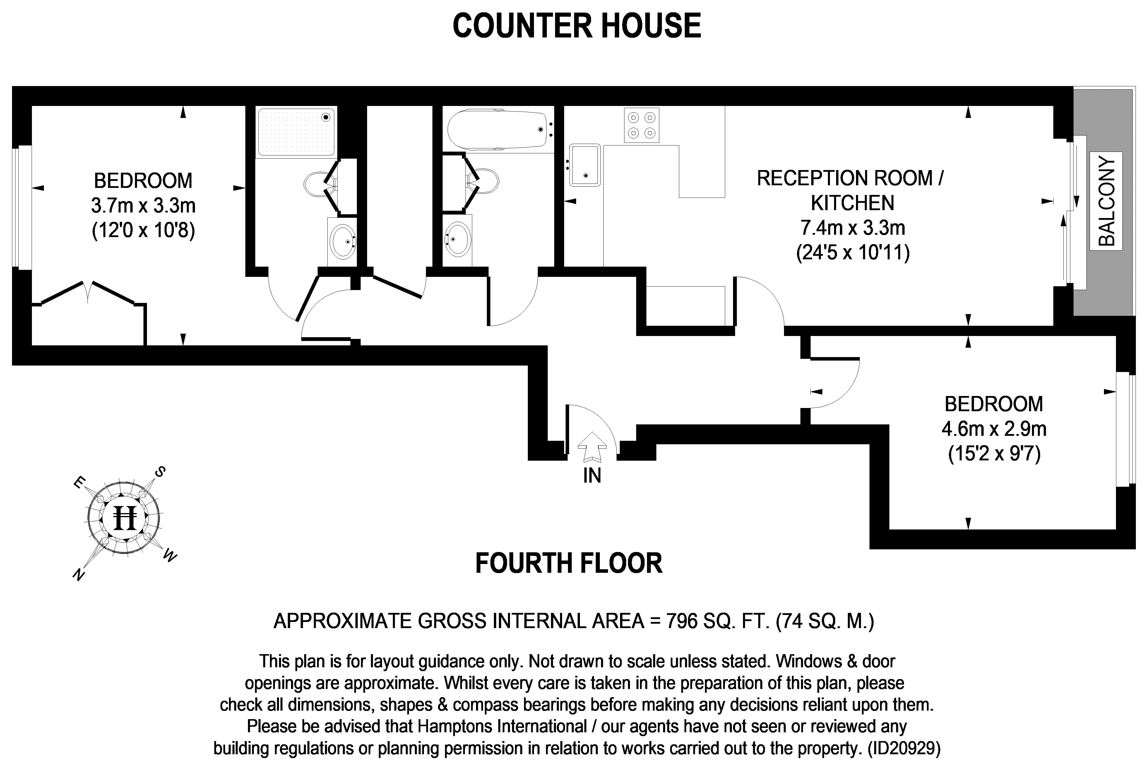 Counter House, Chelsea Creek, London SW6, 2 bedroom flat to rent ...