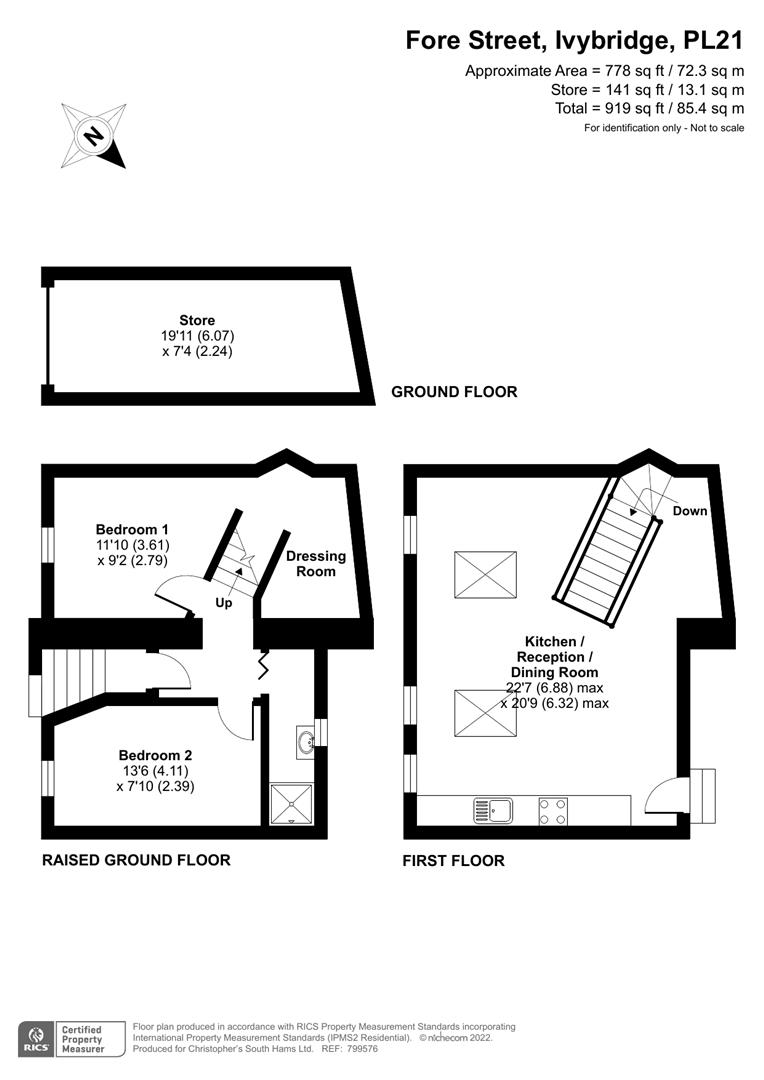 Fore Street, Ivybridge PL21, 2 bedroom semi-detached house for sale ...