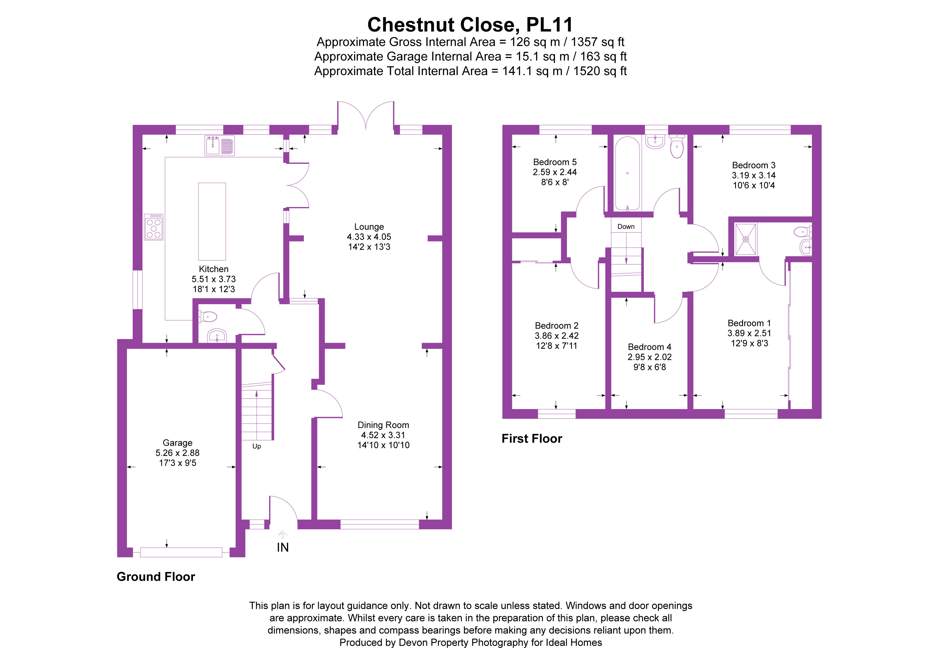 Chestnut Close, Torpoint, Cornwall PL11, 5 bedroom detached house for ...