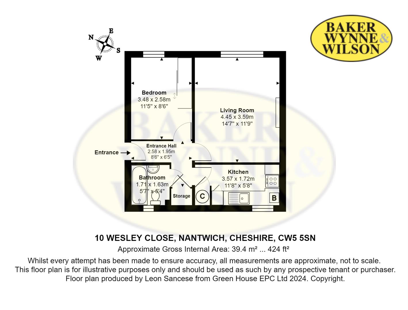 Wesley Close, Nantwich CW5, 1 bedroom property for sale - 68857139 ...