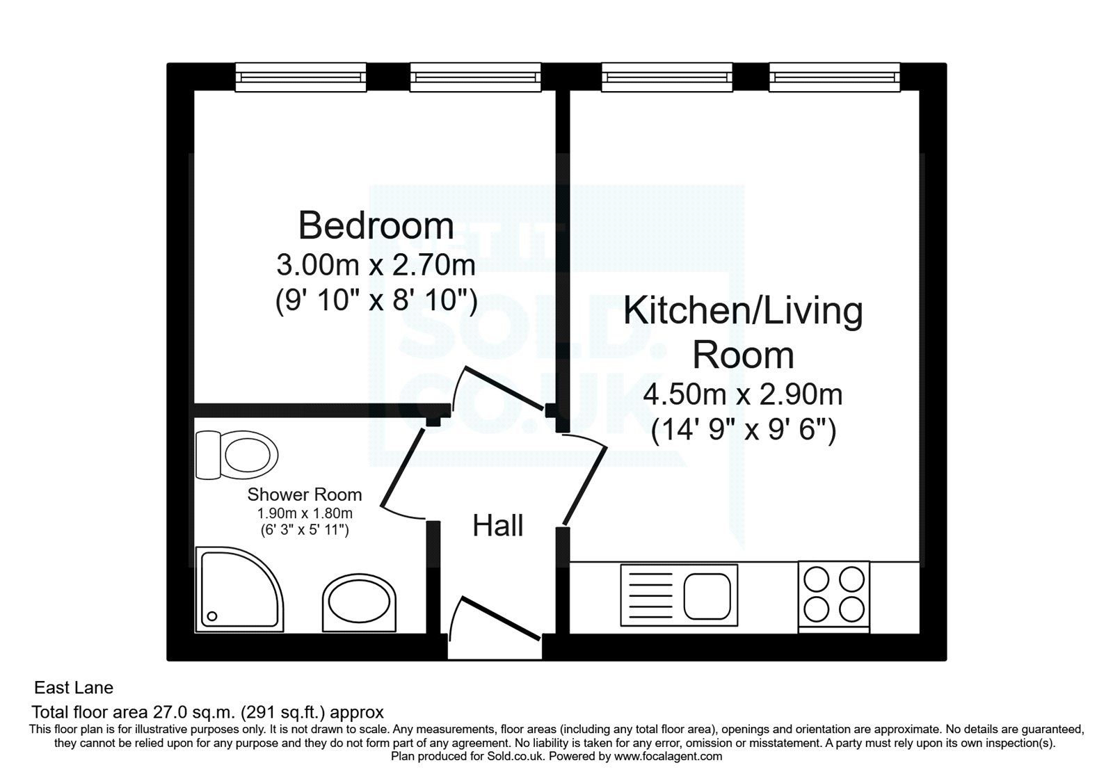 East Lane, Runcorn, Cheshire WA7, 1 bedroom flat for sale - 61413749 ...