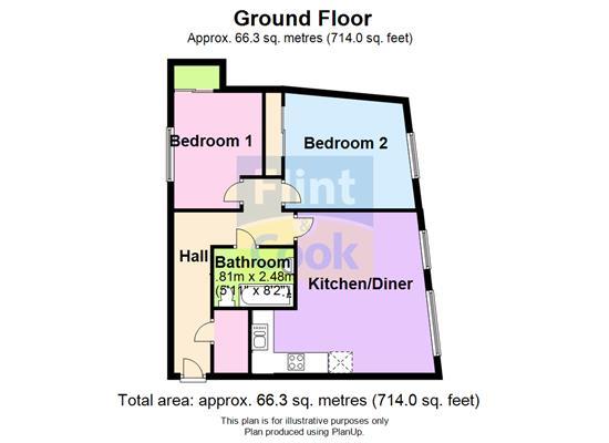 Gaol Street, Hereford HR1, 2 bedroom flat to rent - 68161638 ...