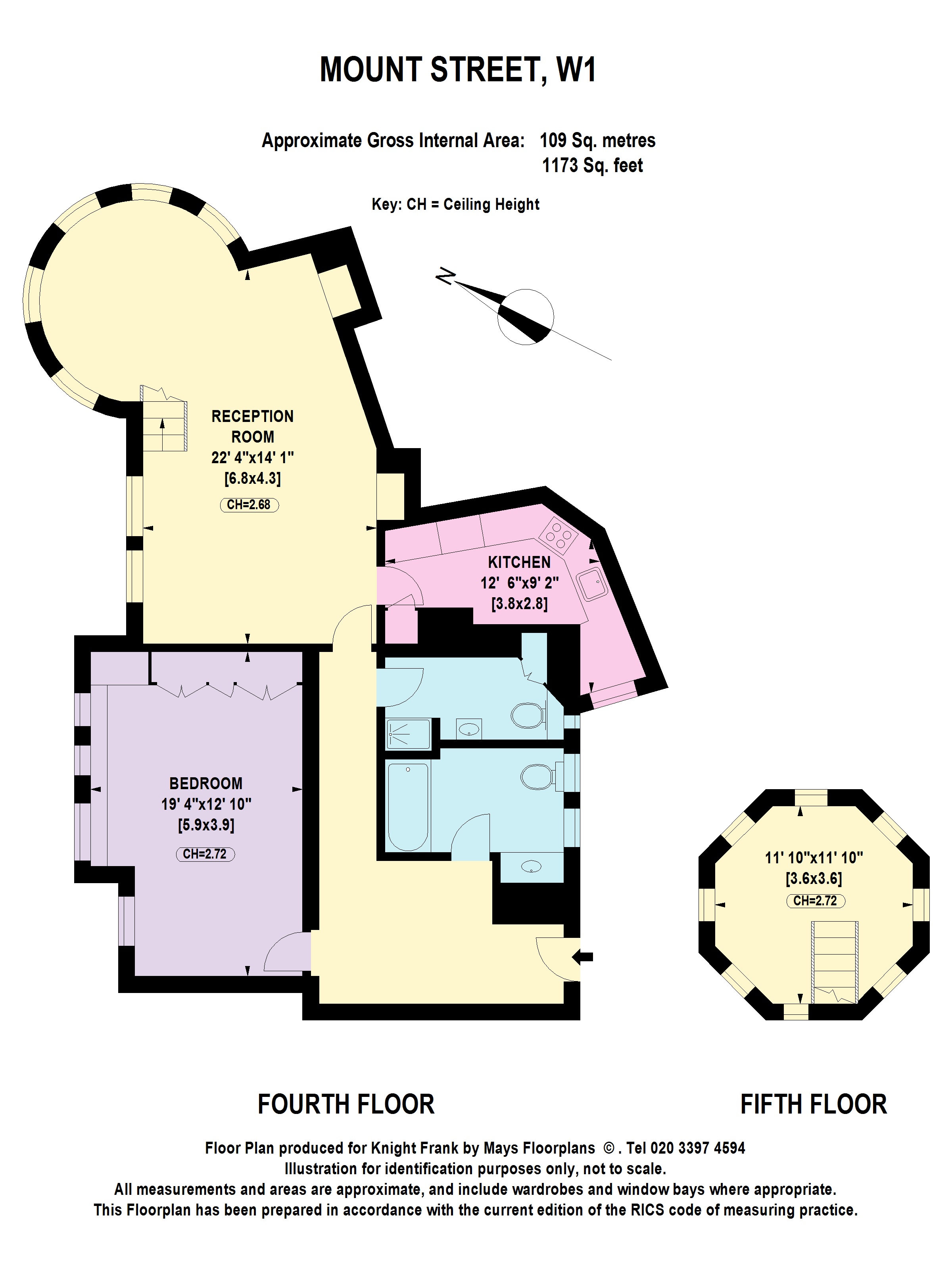 Mount Street, London W1K, 1 bedroom flat to rent - 63439906 | PrimeLocation