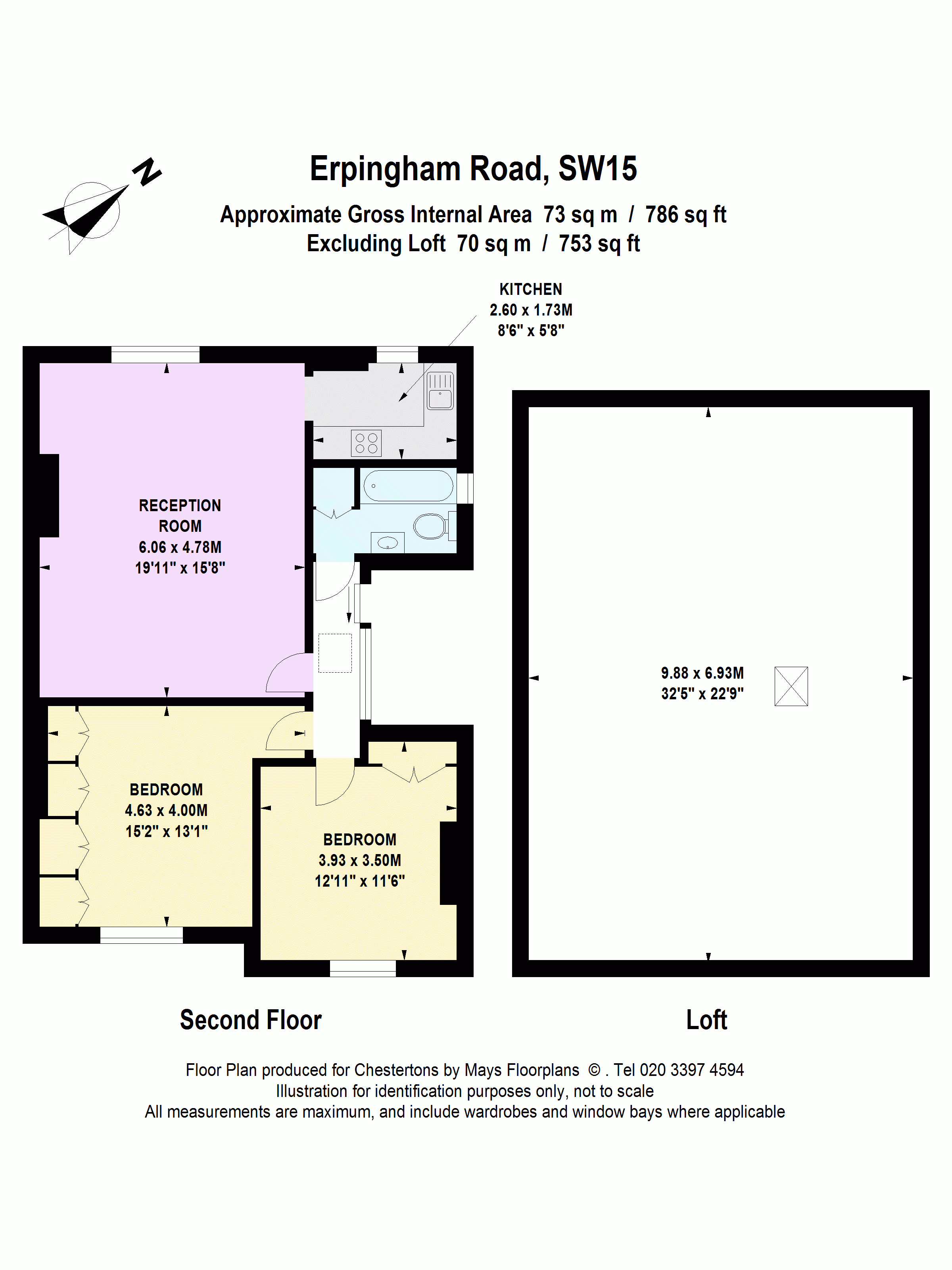 2 bed flat for sale in Erpingham Road, Putney, London SW15 - Zoopla