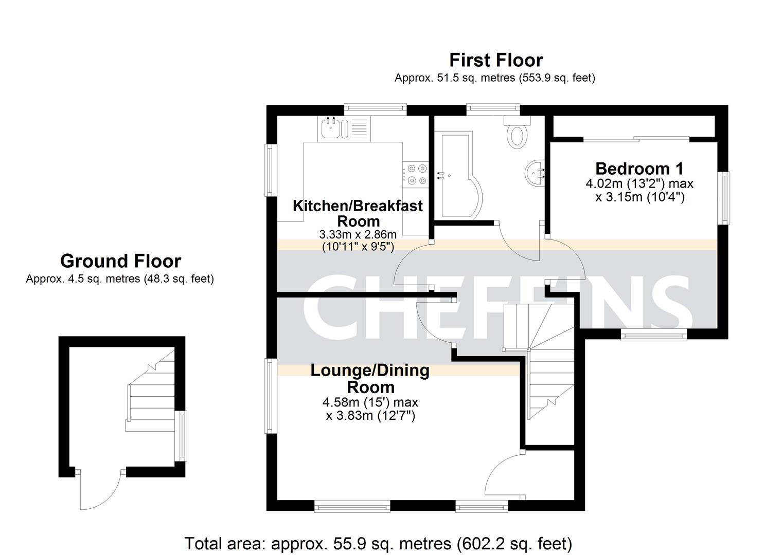 Blaydon Place, Sutton, Ely CB6, 1 bedroom maisonette for sale ...