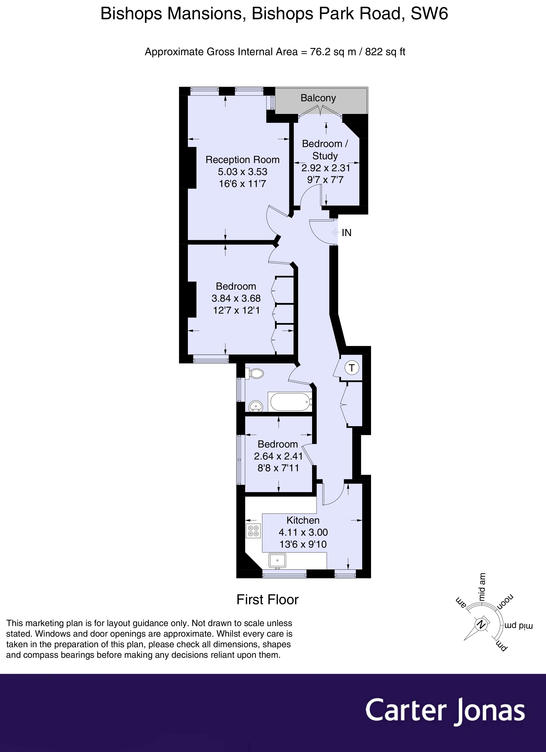 Free property report Flat 21, Bishops Mansions, Bishops Park Road ...