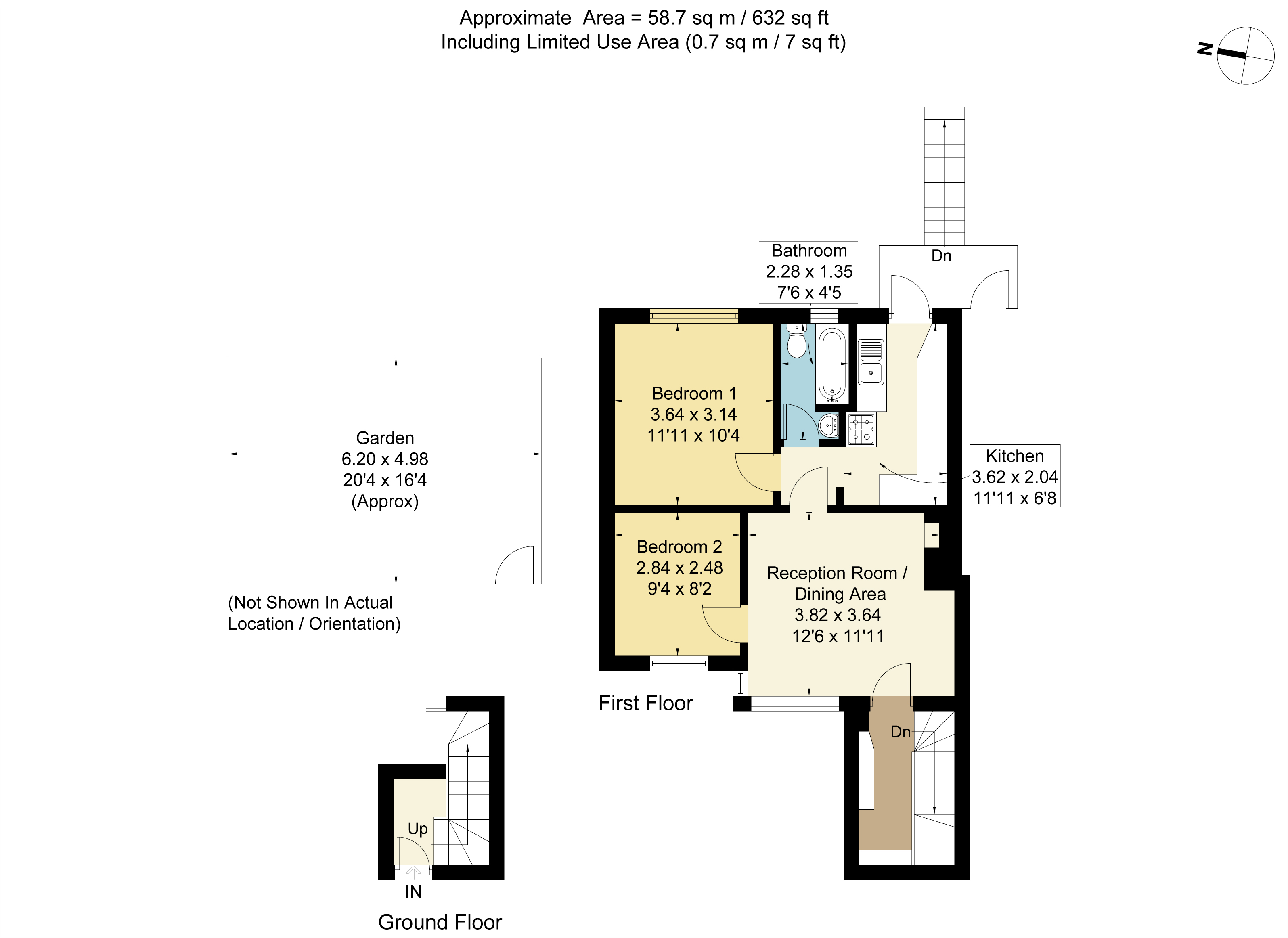 Grantham Gardens Chadwell Heath Romford Rm6 2 Bedroom Flat For Sale