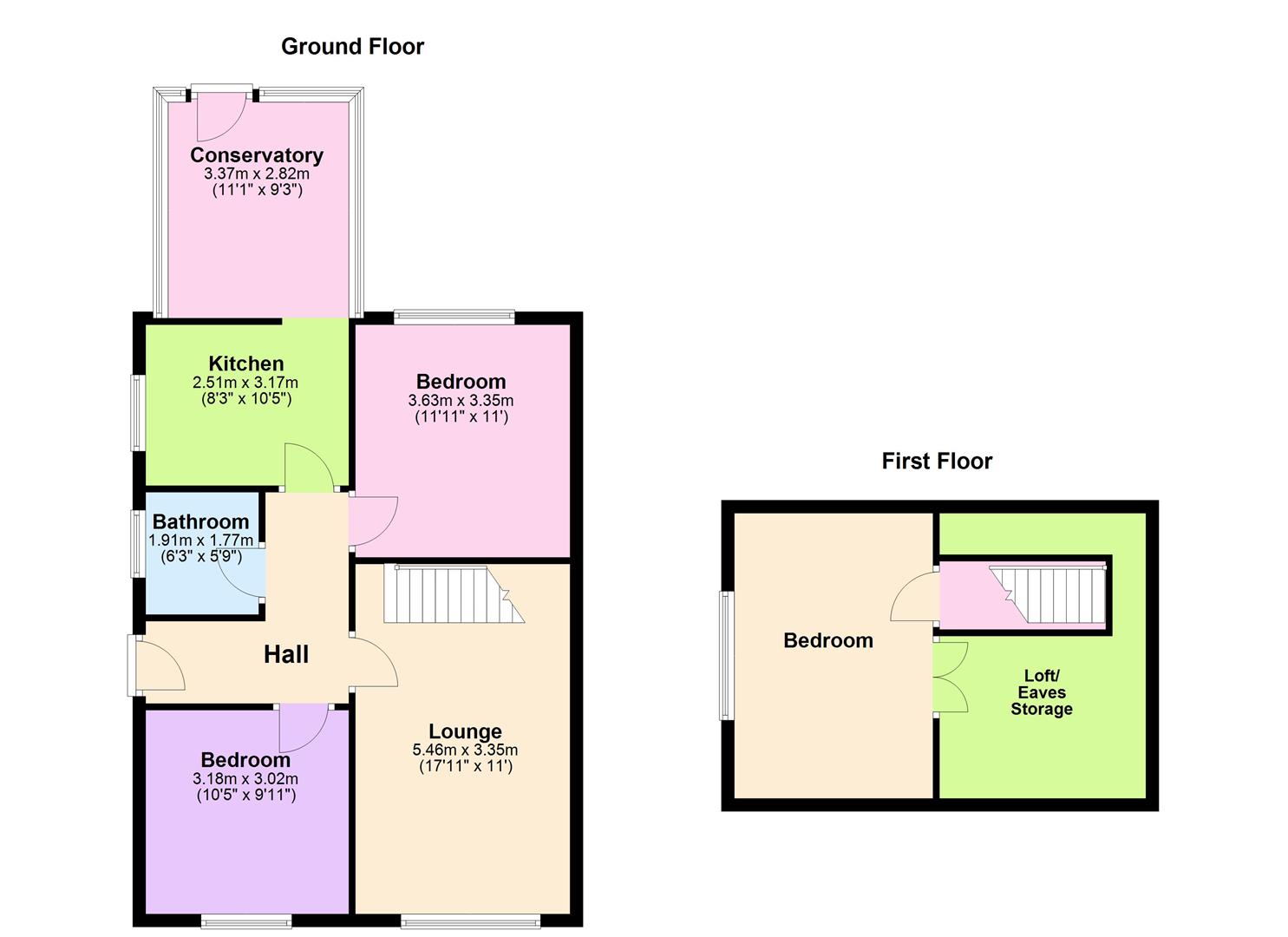 Castle Close, Sapcote, Leicester LE9, 3 bedroom semi-detached bungalow ...