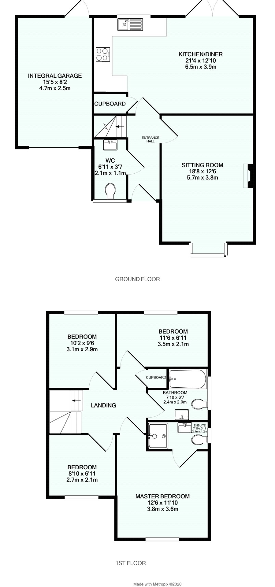 4 bed detached house for sale in Lantoom Way, Dobwalls, Liskeard ...