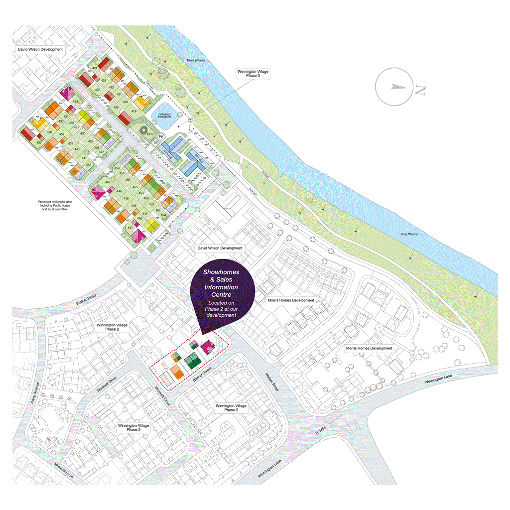 New home, 2 bed flat for sale in "The Marbury Plot 410" at Winnington ...