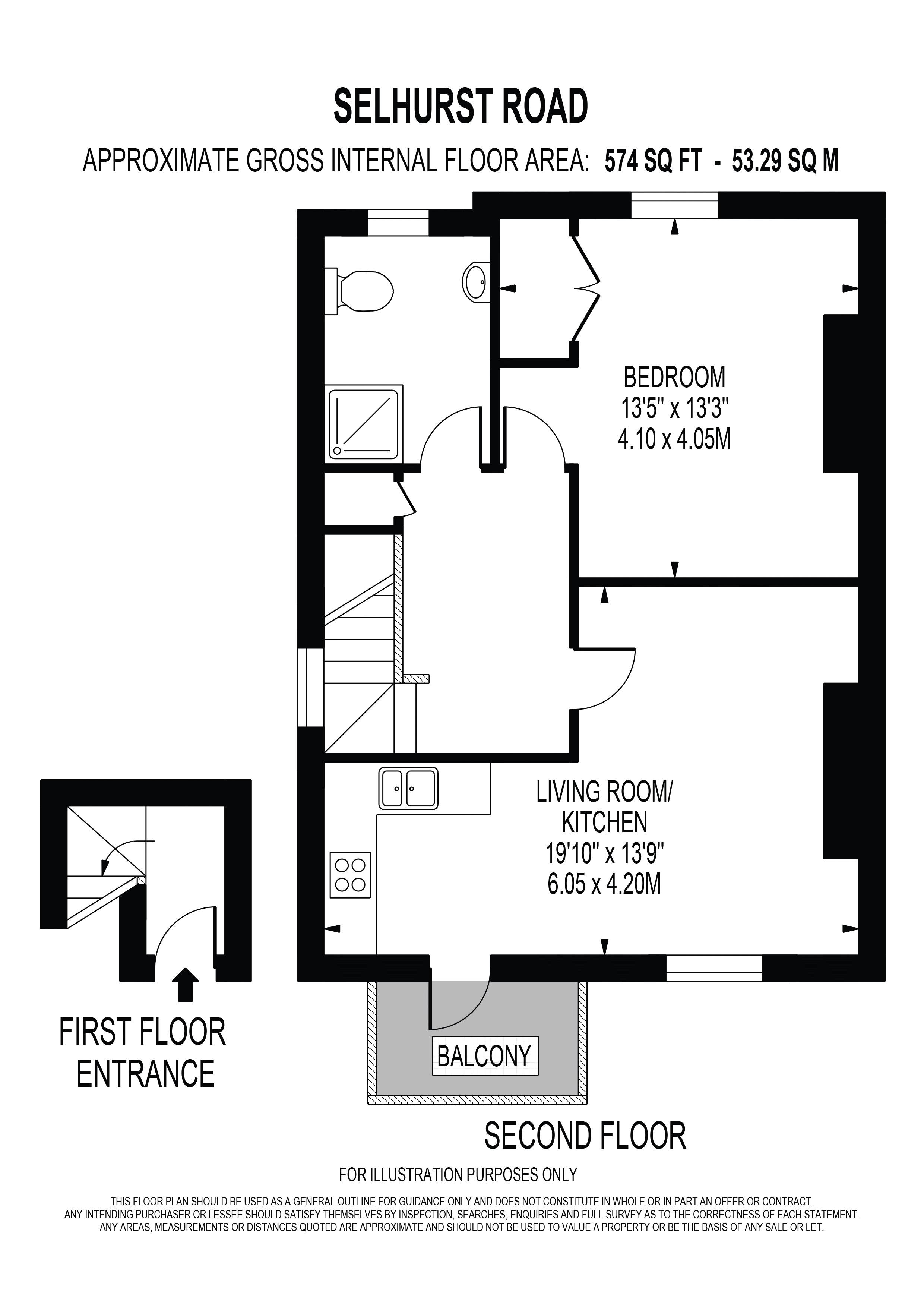 Selhurst Road, London SE25, 1 bedroom flat for sale - 64120958 ...