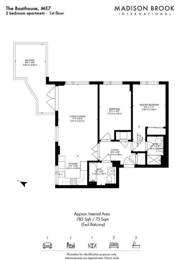 The Boathouse, Gillingham ME7, 2 bedroom flat for sale - 62282626 ...