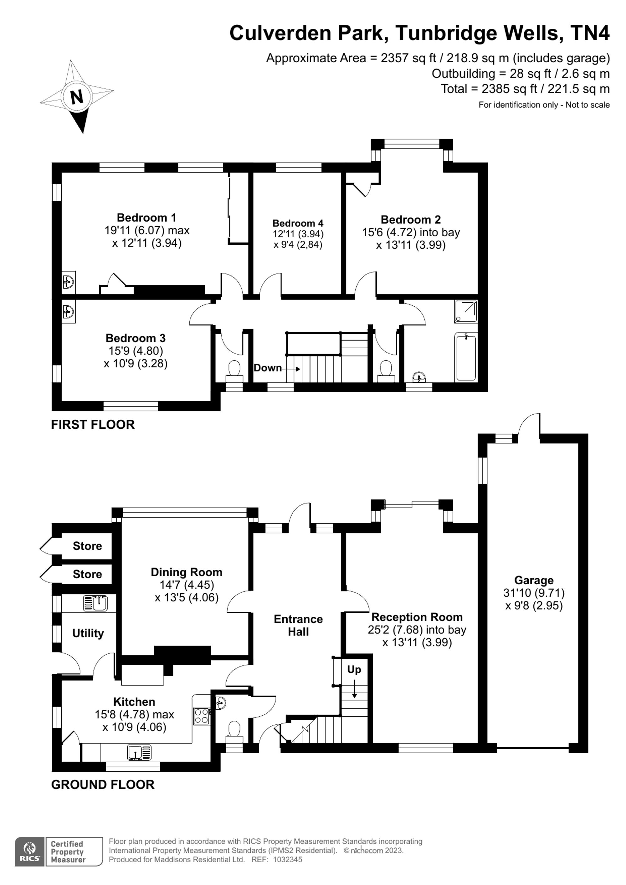 Culverden Park, Tunbridge Wells TN4, 4 bedroom detached house for sale ...