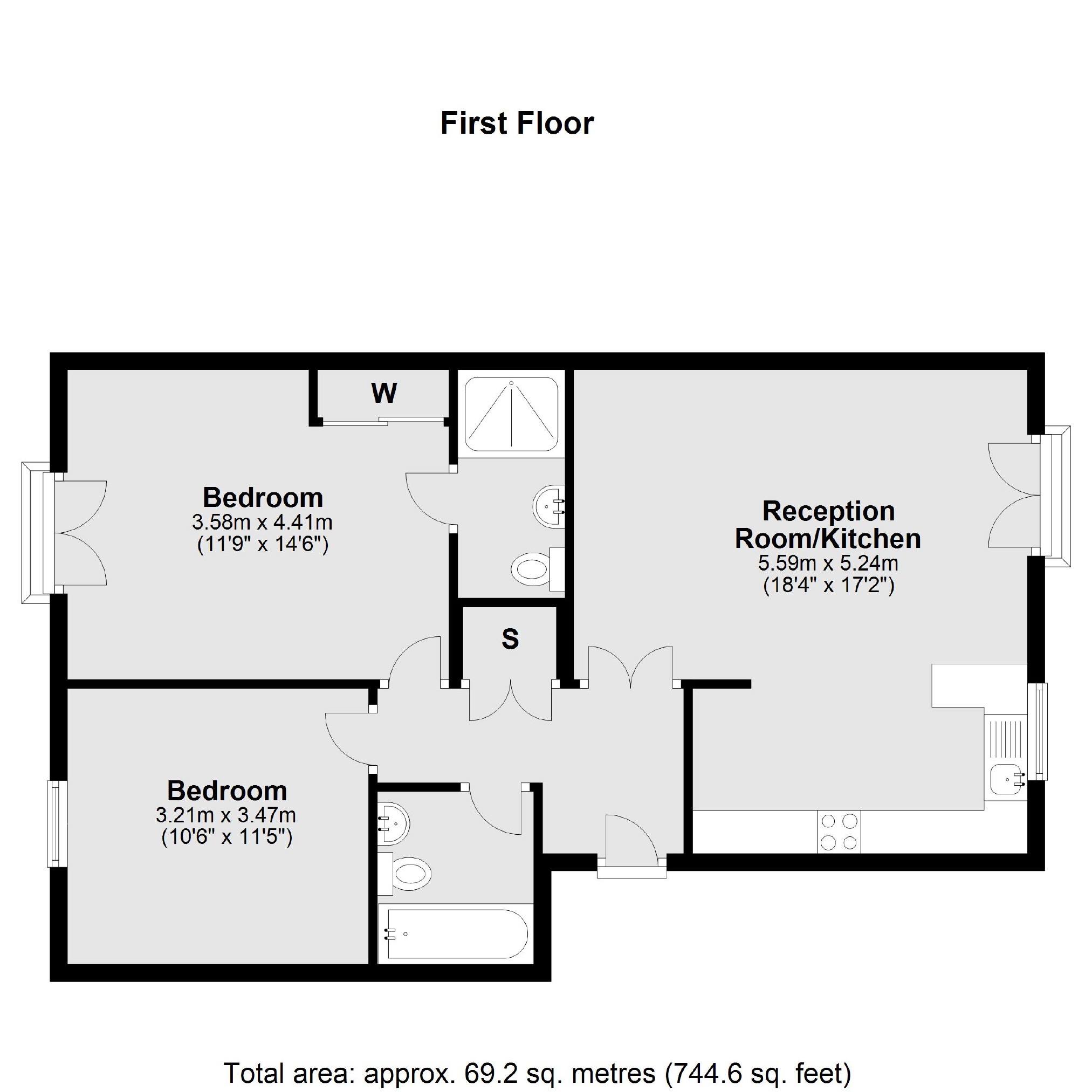 2 bed flat for sale in Langbourne Place, London E14 - Zoopla
