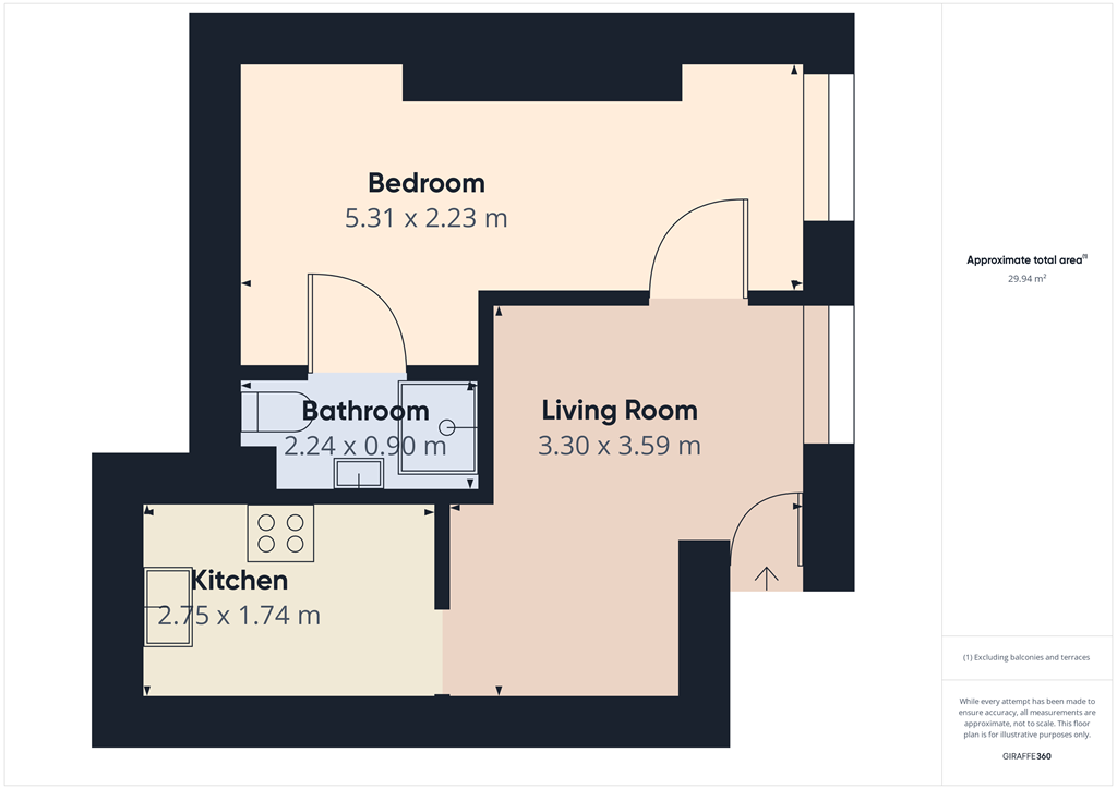 Priory Street, Cheltenham GL52, 1 bedroom flat to rent - 67009433 ...