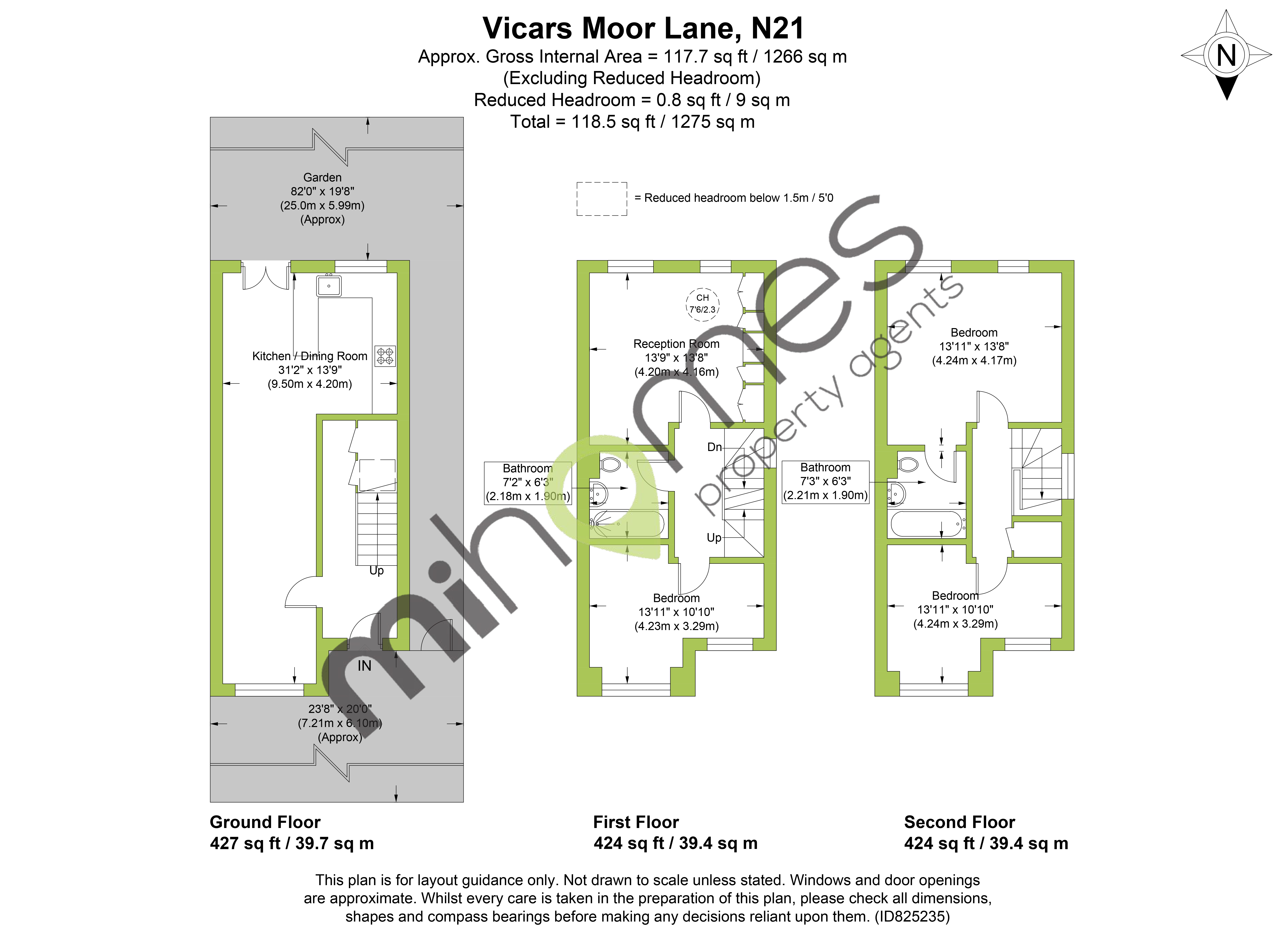 Vicars Moor Lane, London N21, 4 bedroom end terrace house for sale ...