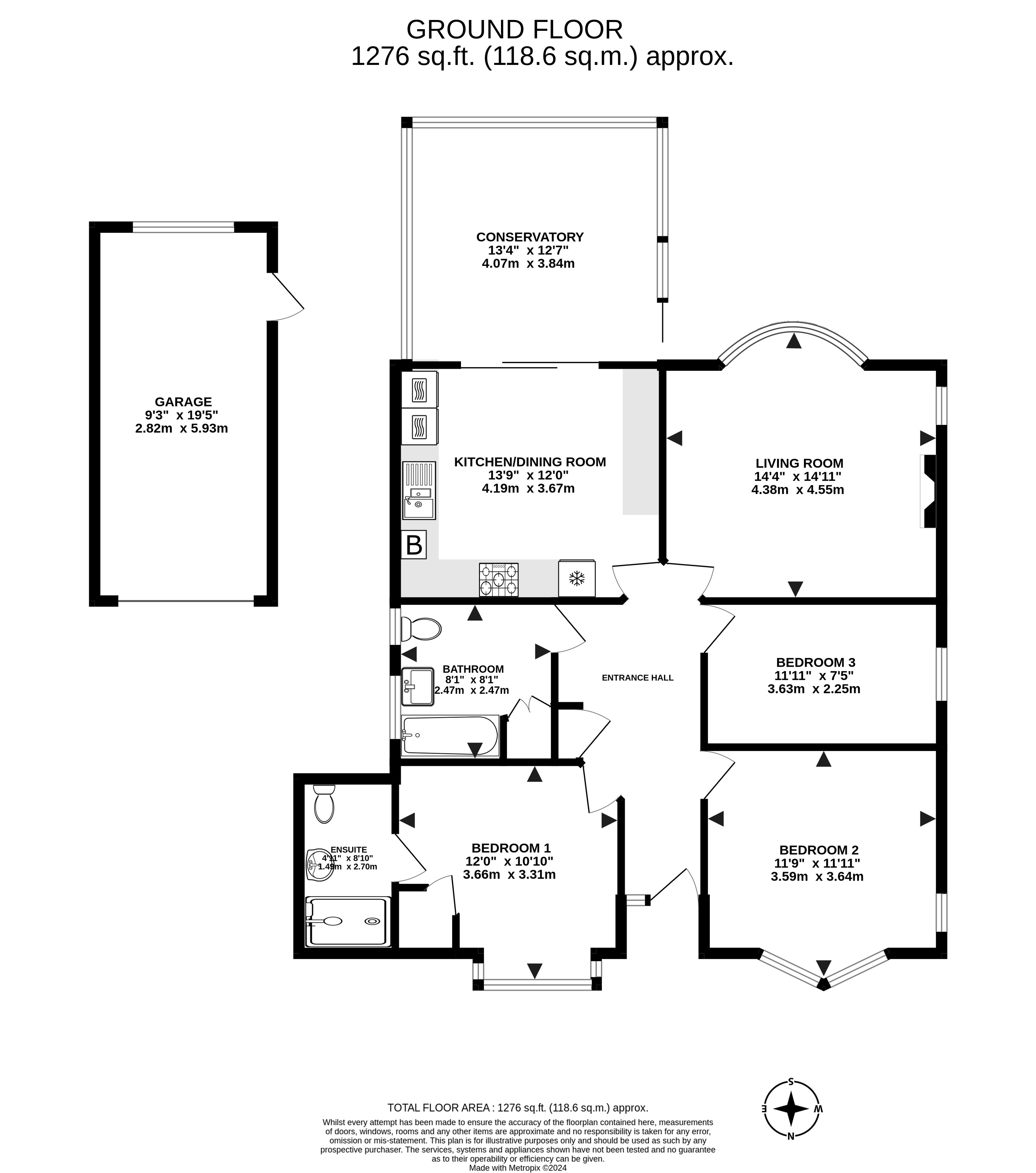 Coombesend Road Kingsteignton Newton Abbot Tq12 3 Bedroom Detached