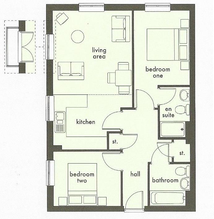 Alexandra Close, Dursley GL11, 2 bedroom flat for sale - 62099917 ...