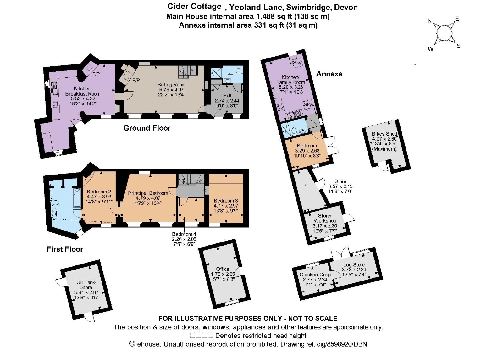 Yeoland Lane, Swimbridge, Barnstaple, Devon EX32, 5 bedroom detached ...