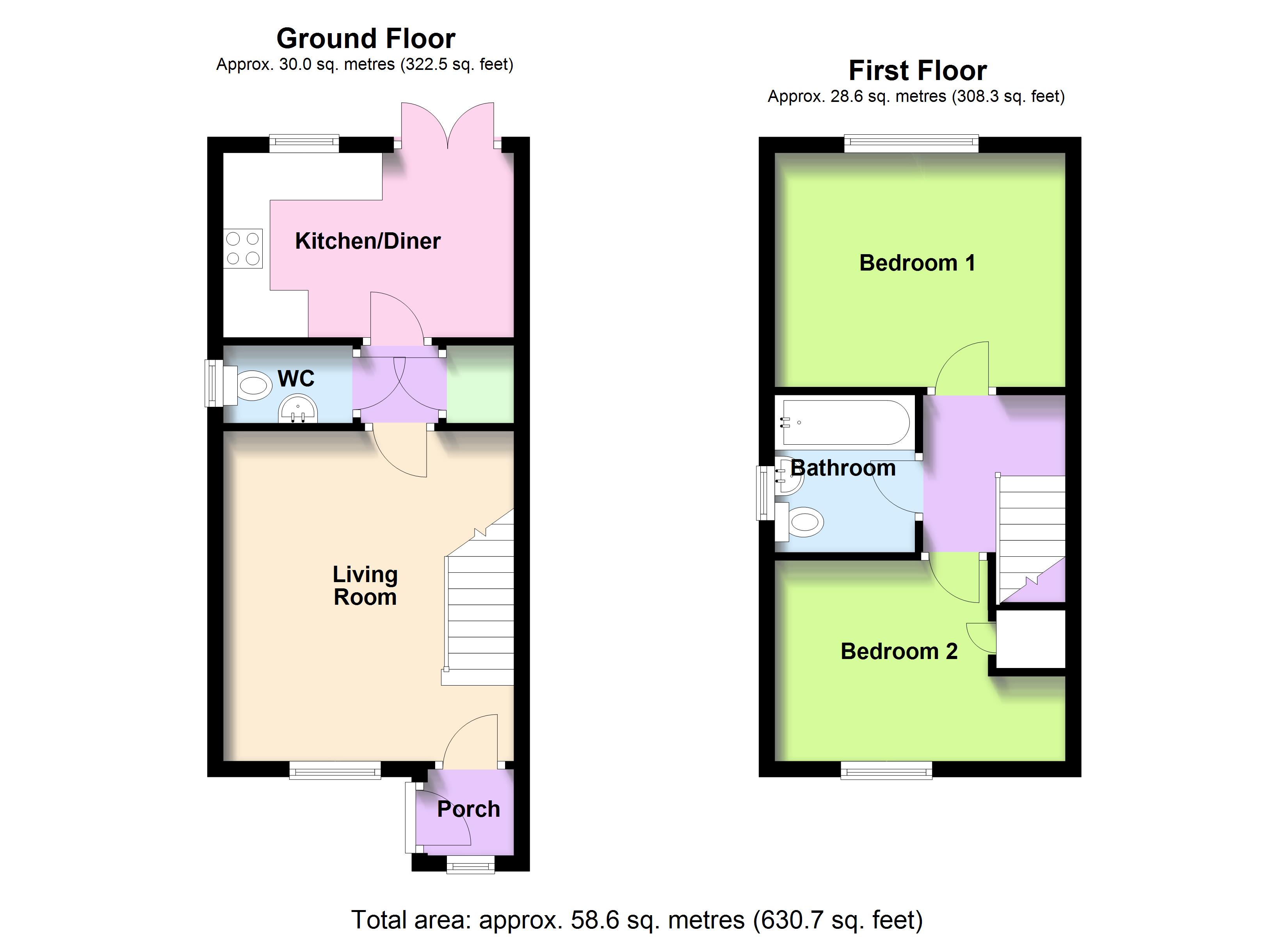 Nutwell Court, Scunthorpe DN16, 2 bedroom semi-detached house for sale ...