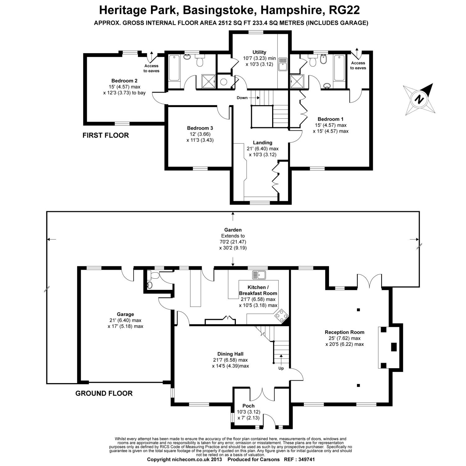 Free property report 10 Heritage Park, Basingstoke, RG22 4XT - Chimnie