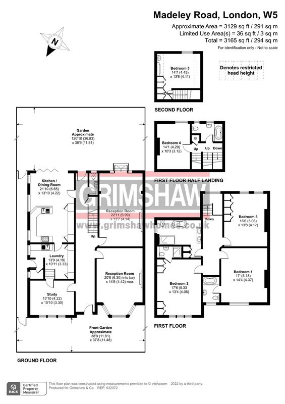 Madeley Road, Ealing, London W5, 5 bedroom detached house for sale ...