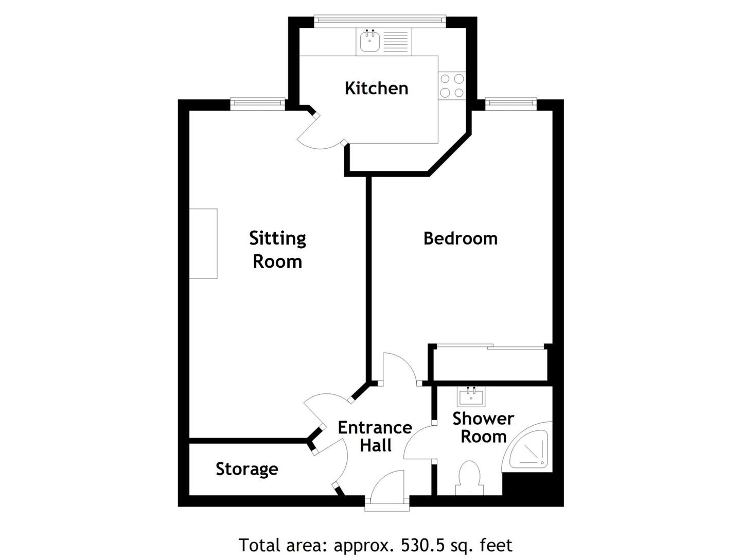 Radwinter Road, Saffron Walden CB11, 1 bedroom flat for sale - 64341895 ...