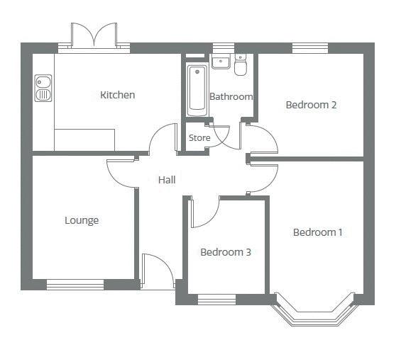 Plot 267, 65 Mill Meadows Lane, Filey YO14, 3 bedroom bungalow for sale ...