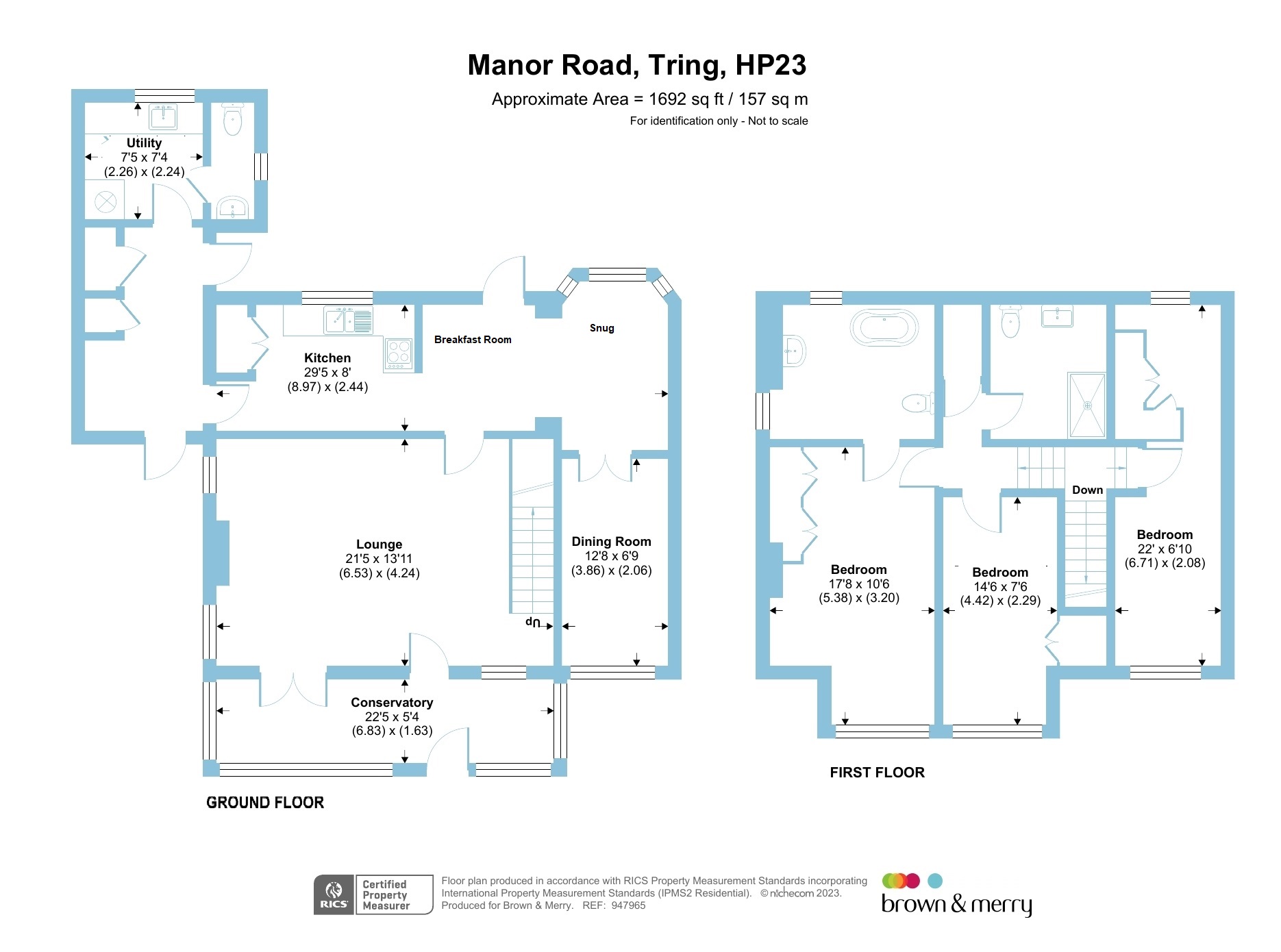 Free property report 22, Manor Road, Tring, HP23 5DA - Chimnie