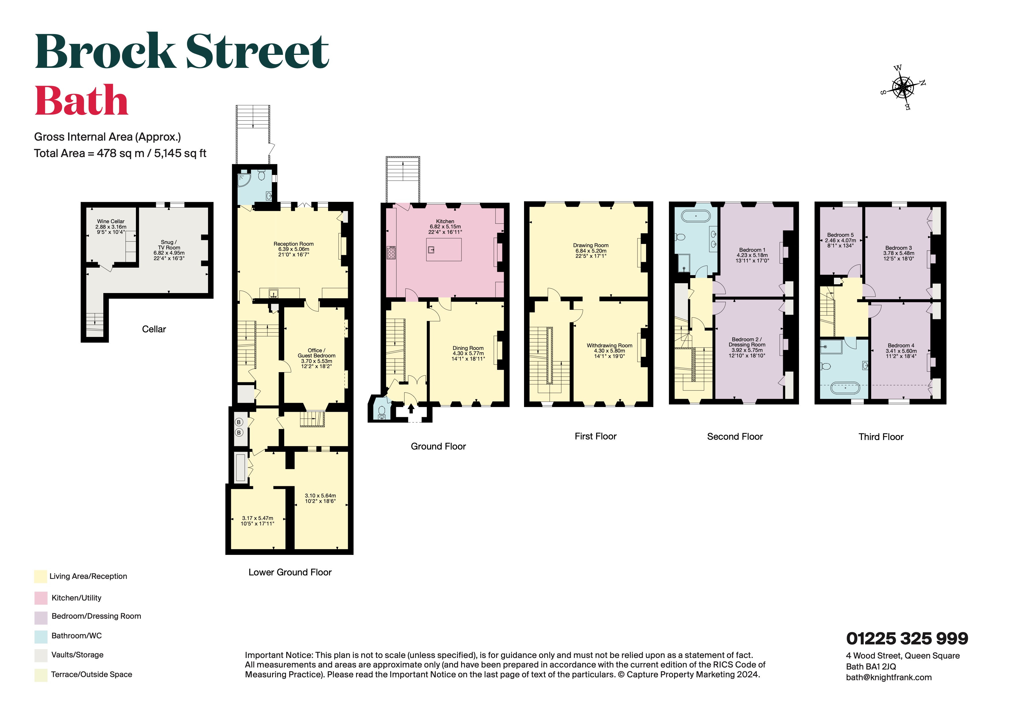Brock Street, Bath, Somerset BA1, 6 bedroom town house for sale ...