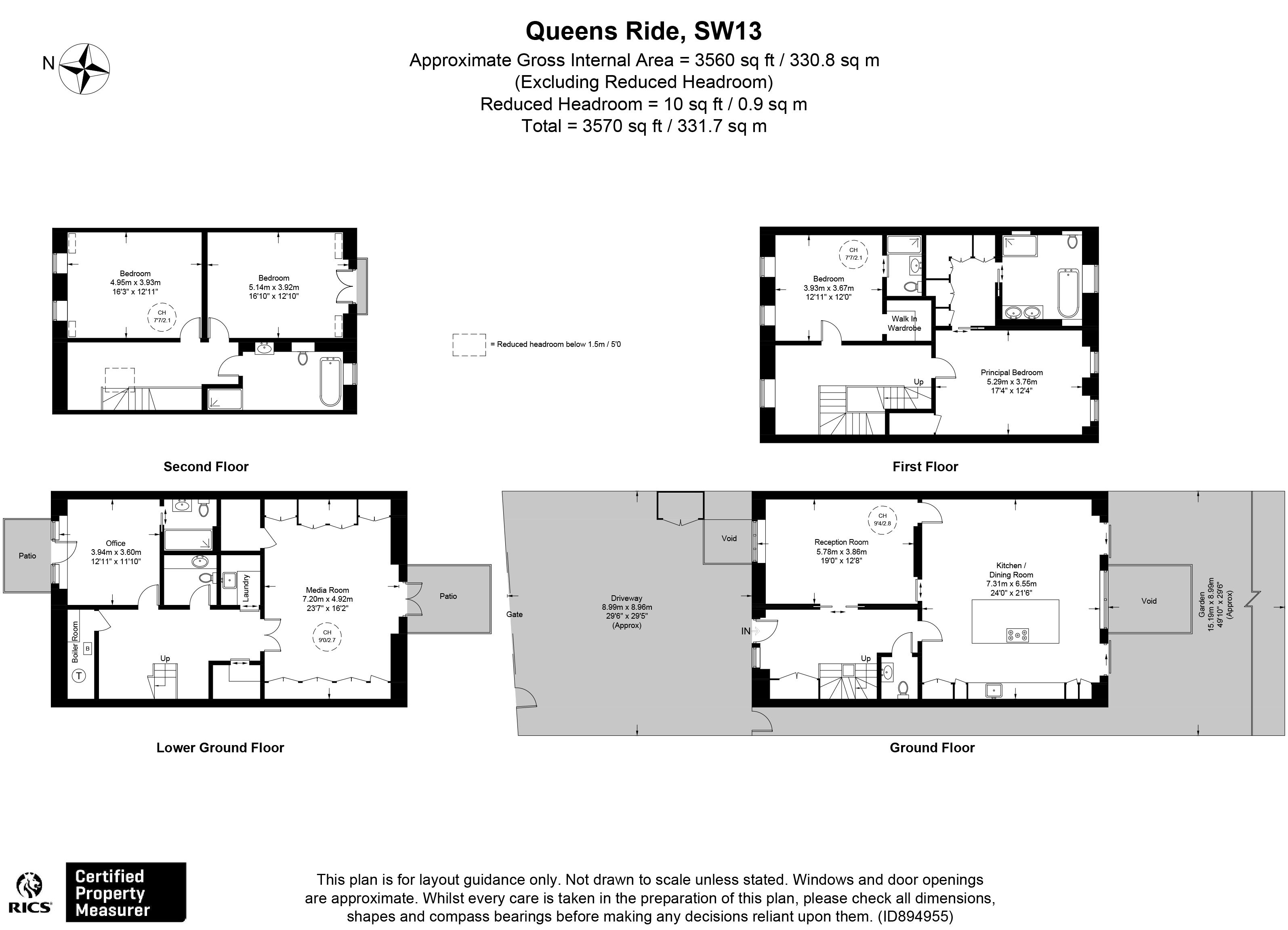 Queens Ride, Barnes, London SW13, 5 bedroom semi-detached house for ...