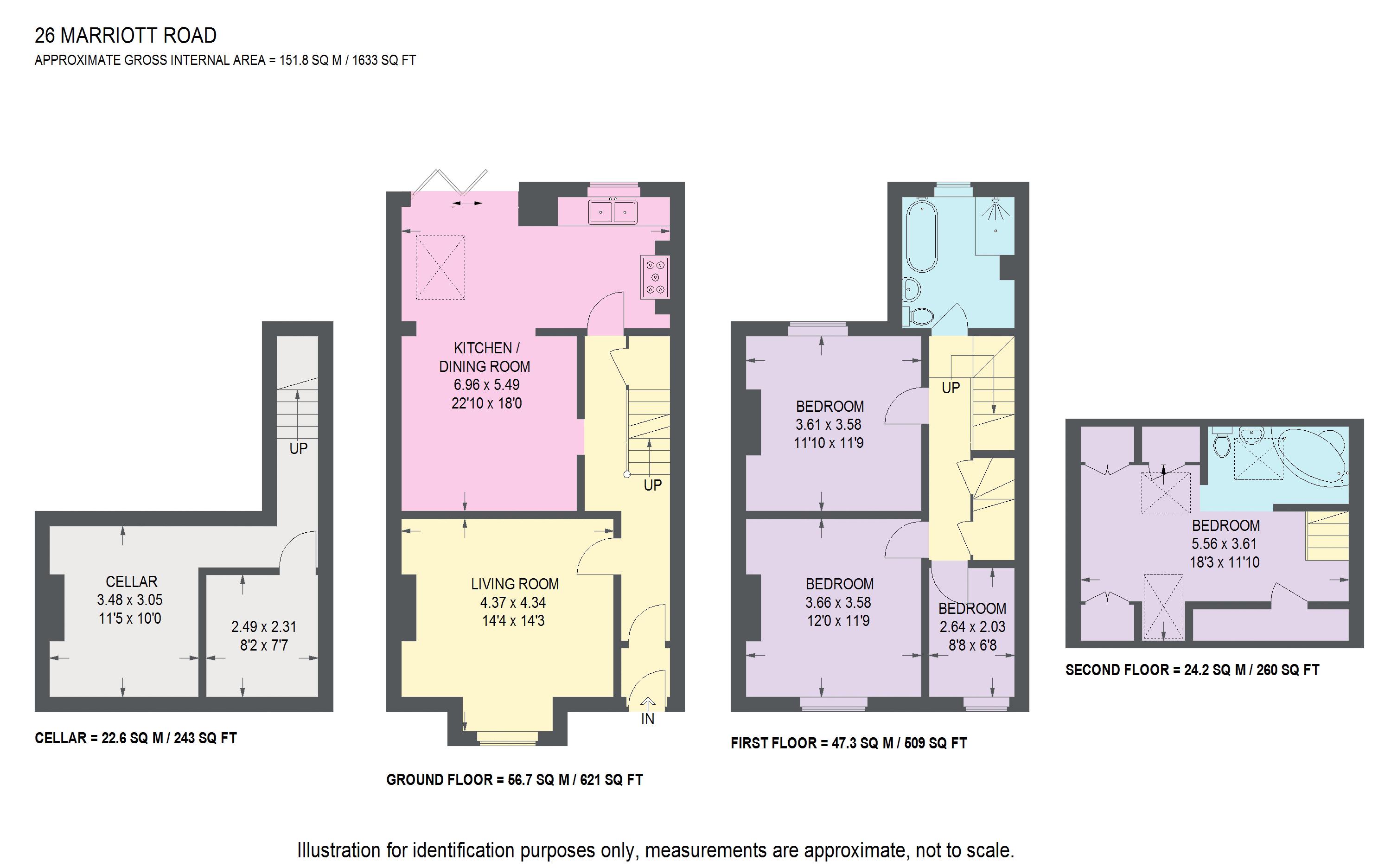 Marriott Road, Millhouses, Sheffield S7, 4 bedroom terraced house for ...