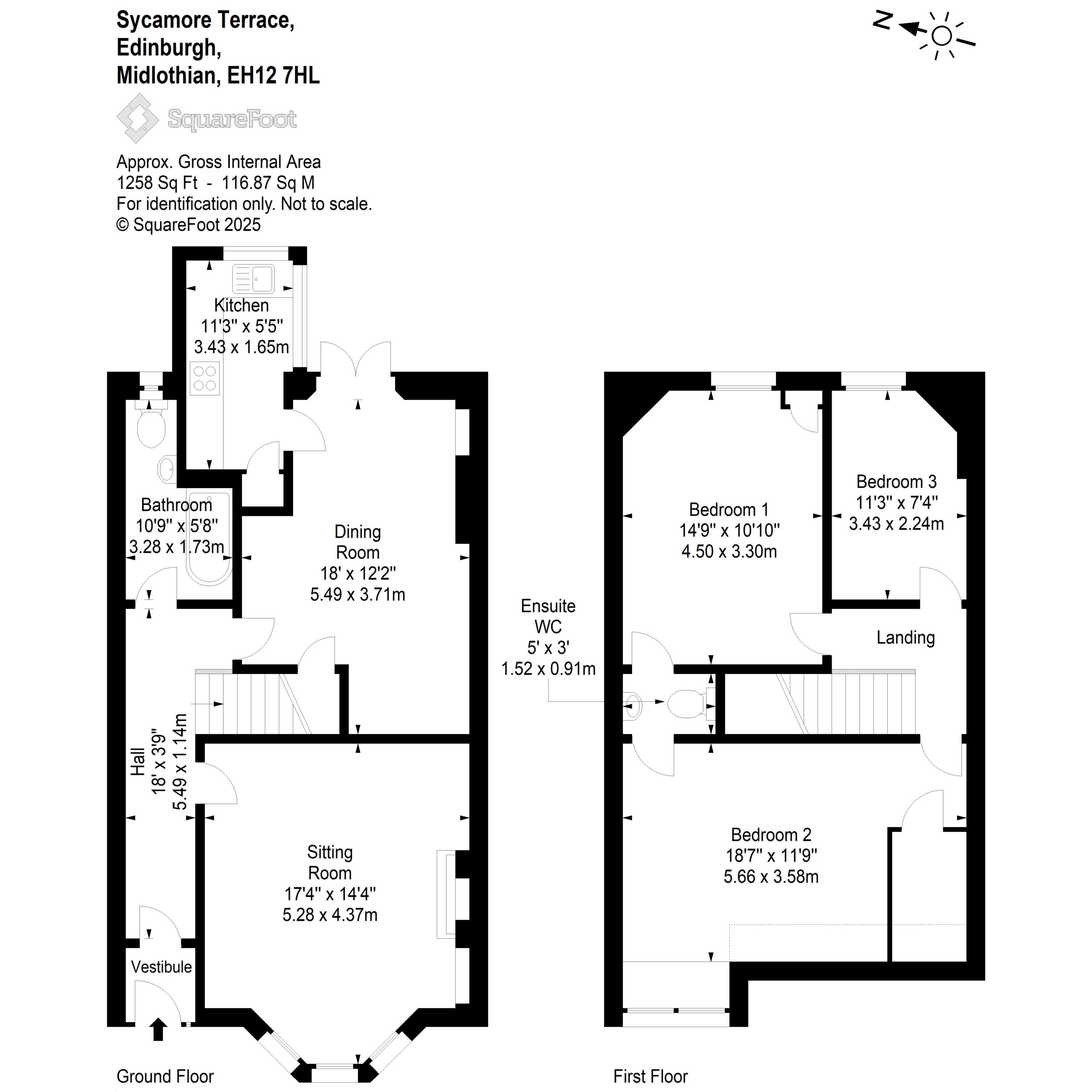 5 Sycamore Terrace, Corstorphine EH12, 3 bedroom terraced house for ...