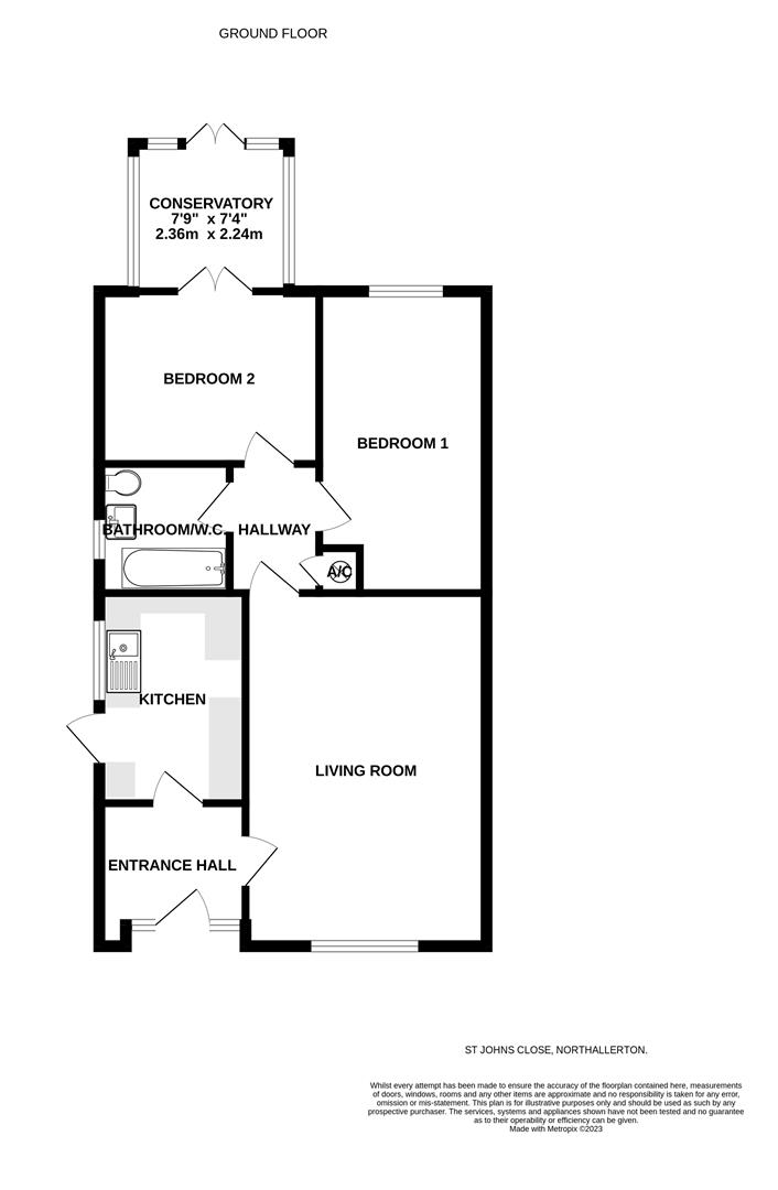 St Johns Close Northallerton Dl7 2 Bedroom Semi Detached Bungalow