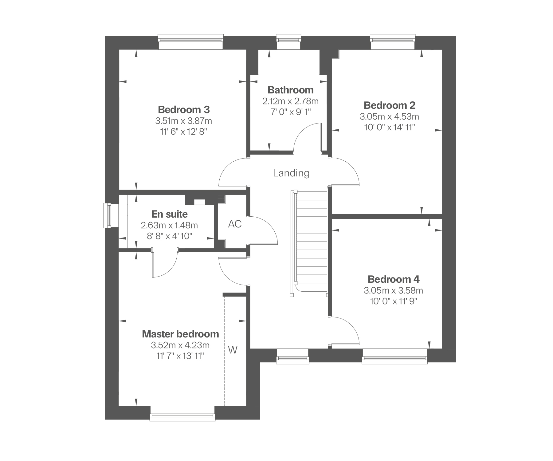 "Hudson" at Burton Road, Streethay, Lichfield WS13, 4 bedroom detached ...