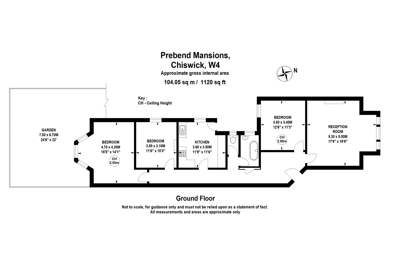Prebend Mansions, London W4, 3 bedroom flat for sale - 64510769 ...