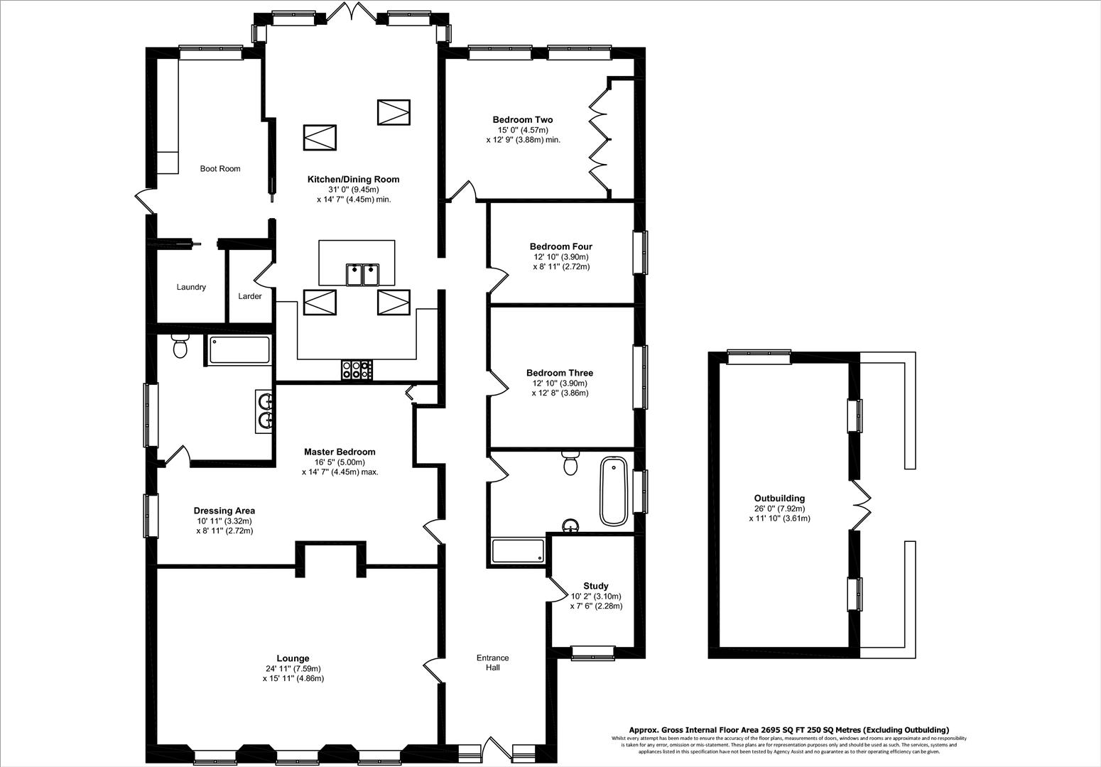 Free property report Nestledown, Hospital Road, Shirrell Heath, SO32 ...