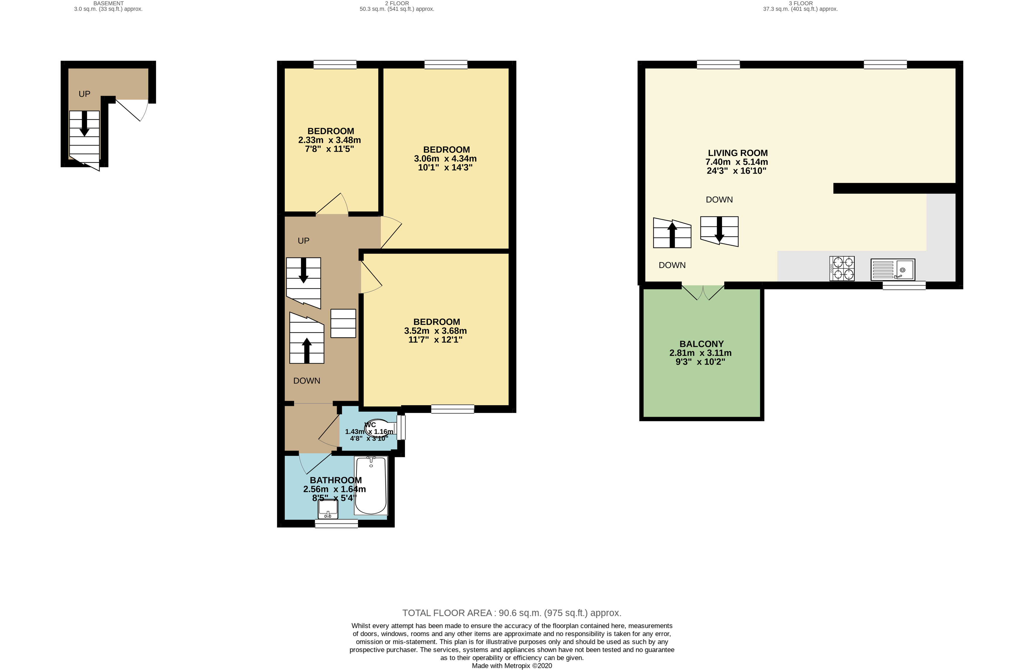 Hornsey Road, Islington, London N7, 3 bedroom maisonette for sale ...