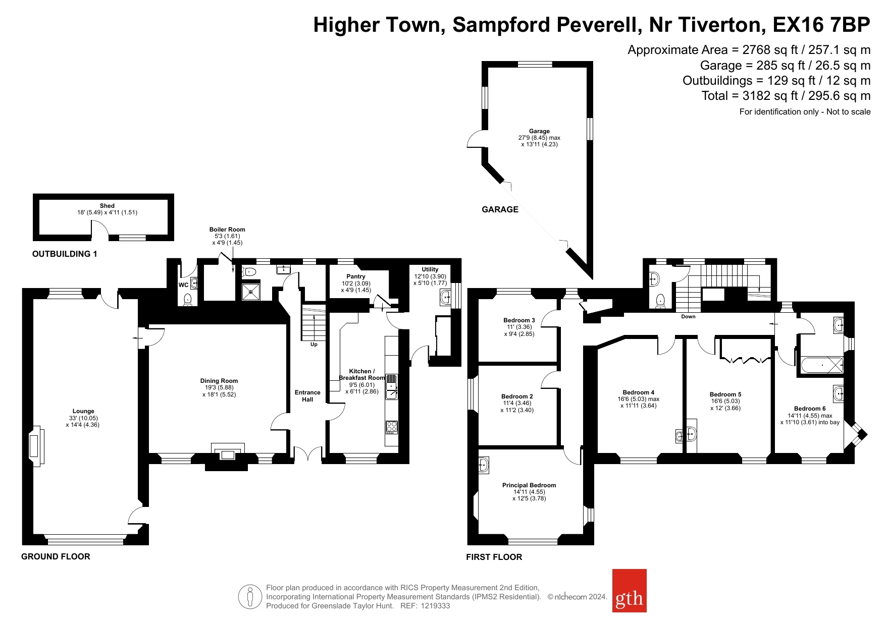 Higher Town, Sampford Peverell, Tiverton, Devon EX16, 6 bedroom ...