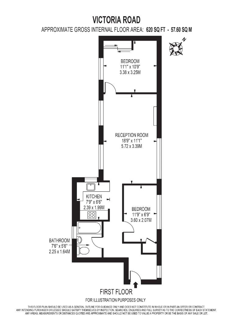 Victoria Road, Surbiton KT6, 2 bedroom flat for sale - 63534549 ...