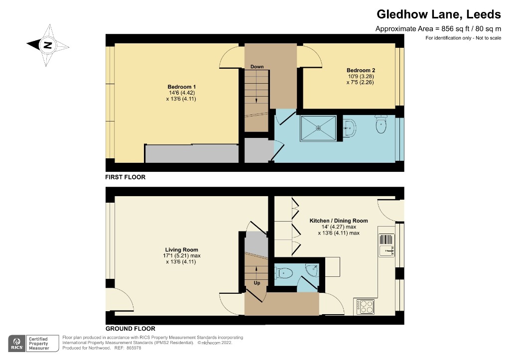 Gledhow Lane, Chapel Allerton, Leeds LS7, 2 bedroom terraced house for ...