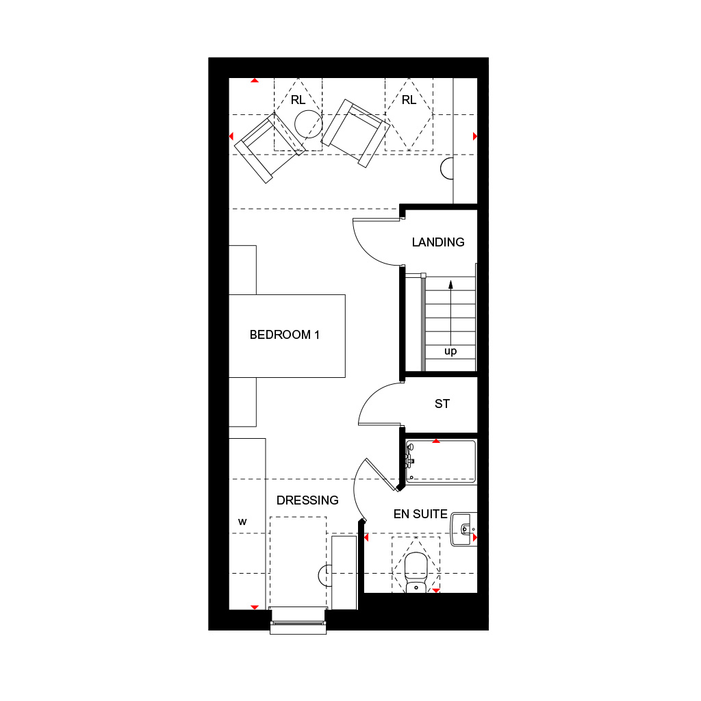 "Norbury" at Betony Meadow, Houghton Regis, Dunstable LU5, 3 bedroom ...