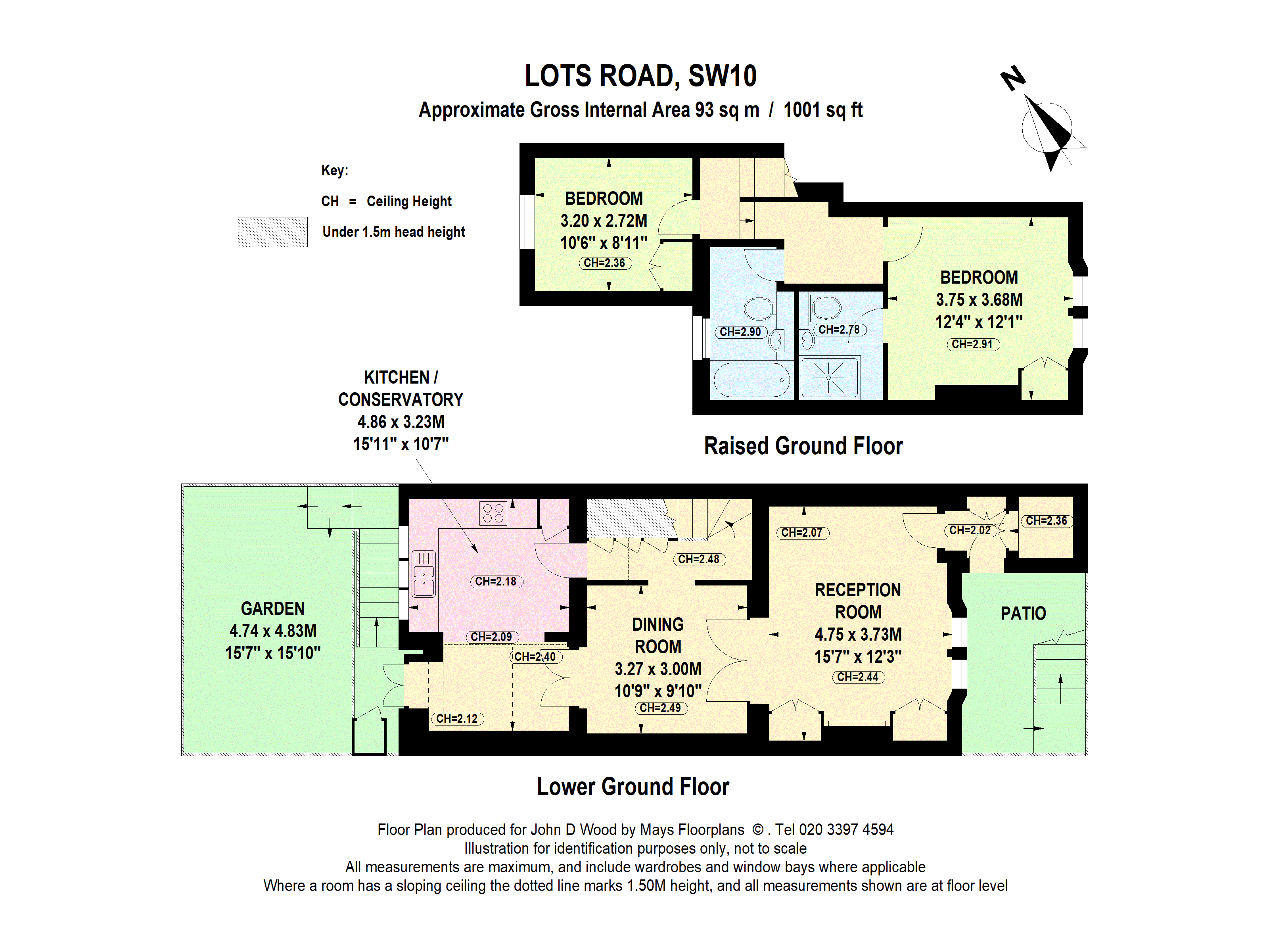 Lots Road, Chelsea, London SW10, 2 bedroom maisonette for sale ...