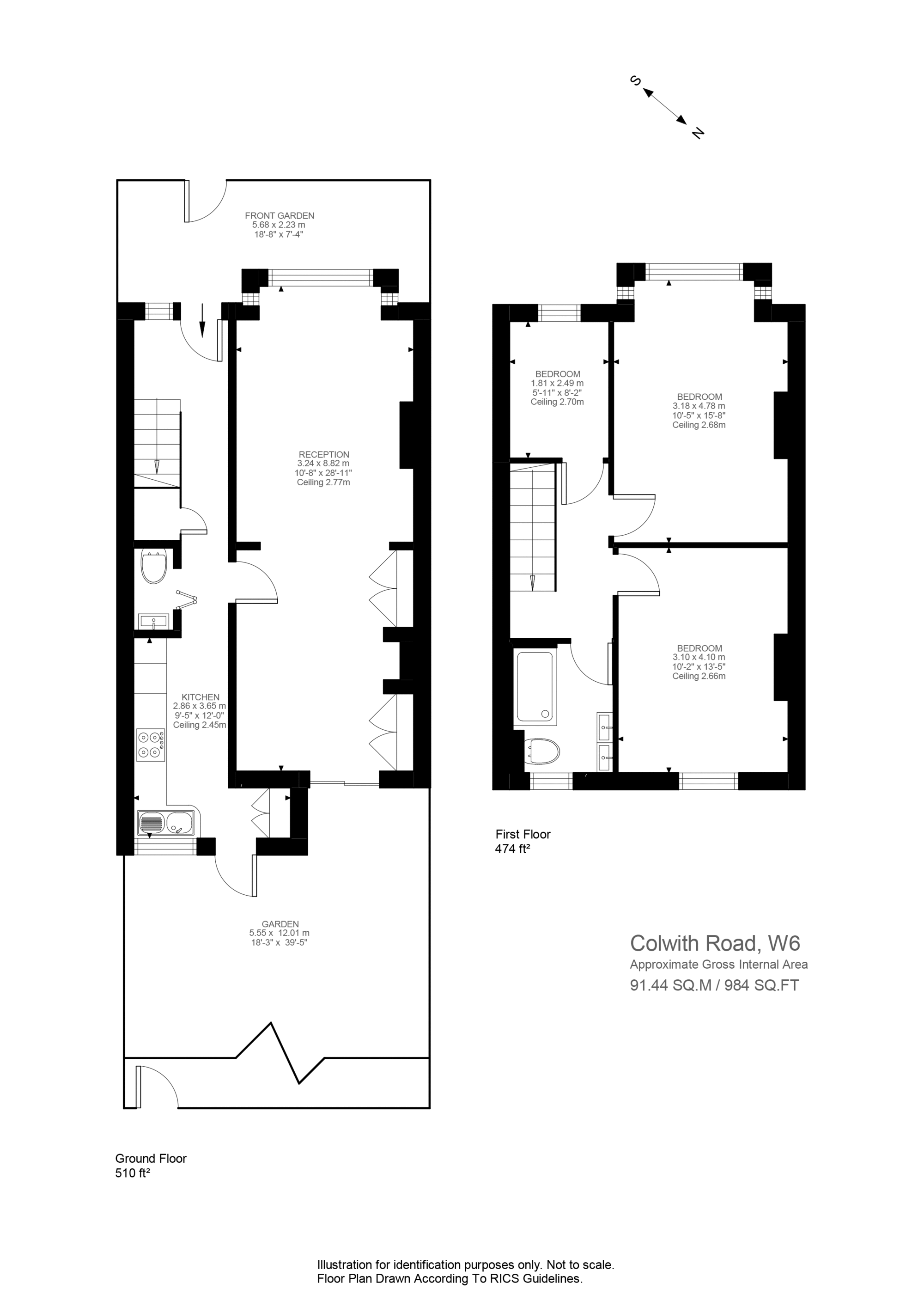 Free Property Report 8 Colwith Road London W6 9ey Chimnie